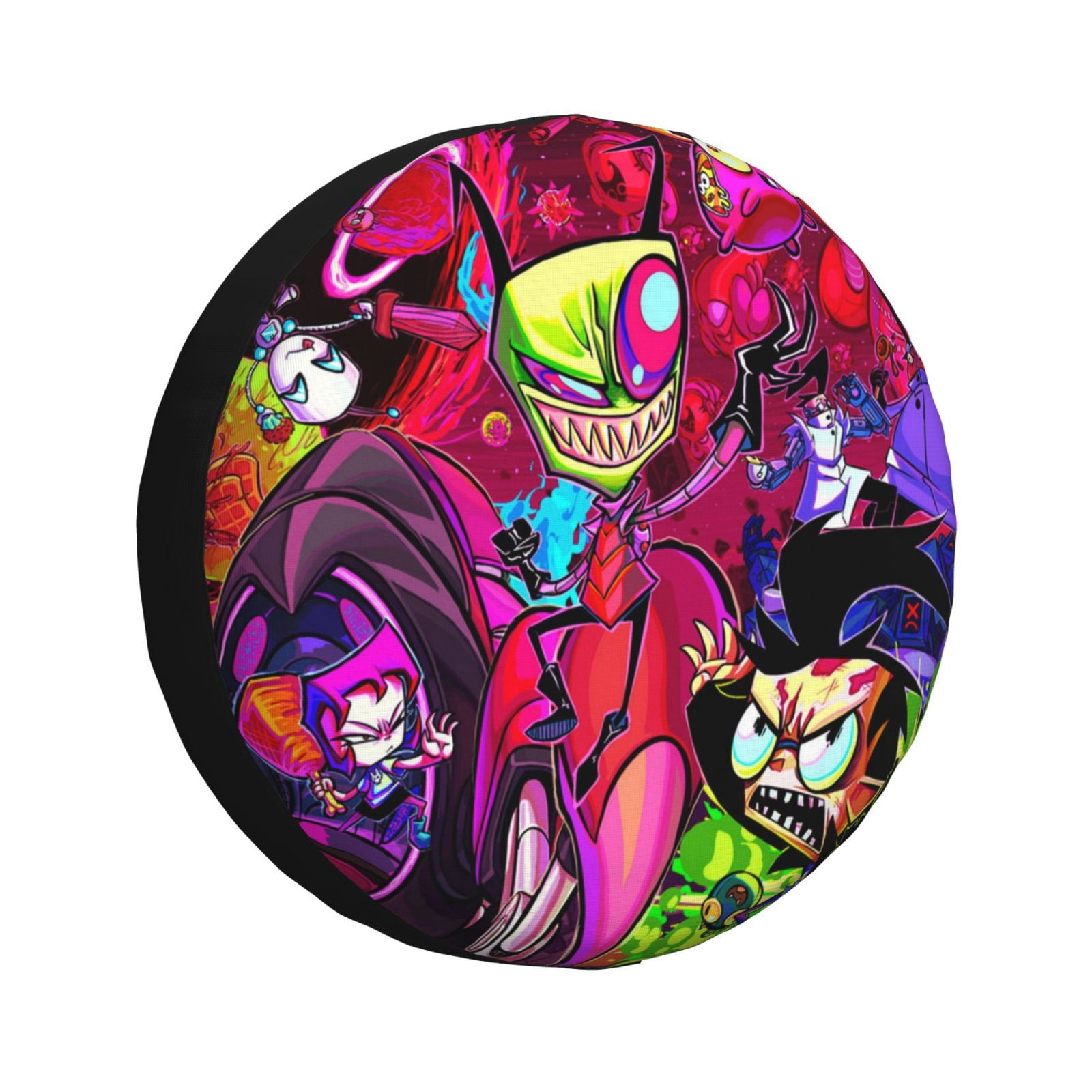 Invader Zim Cartoon Spare Tire Cover Waterproof Dust-Proof Universal ...