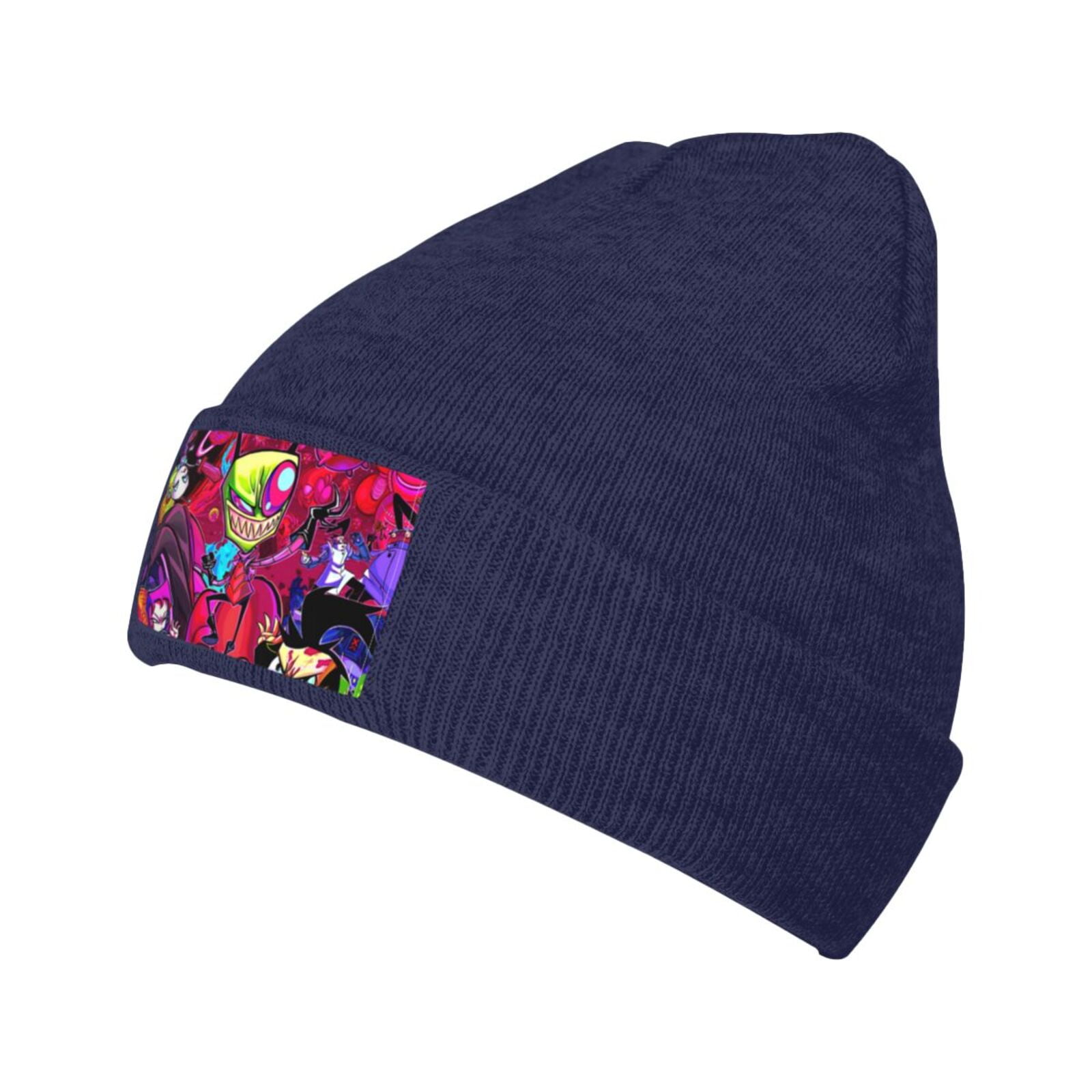 Invader Zim Cartoon Stretchable Knitted Beanie Hat Unisex Hat Daily ...