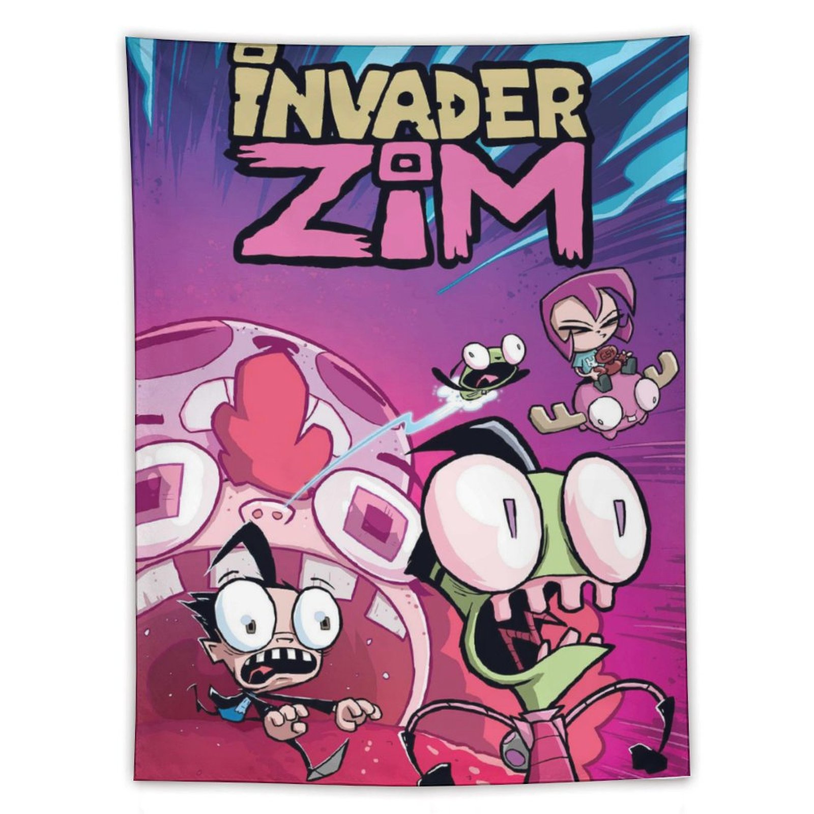 Invader Zim Cartoon Tapestry Luxury Wall Hanging Tapestries Decoration ...