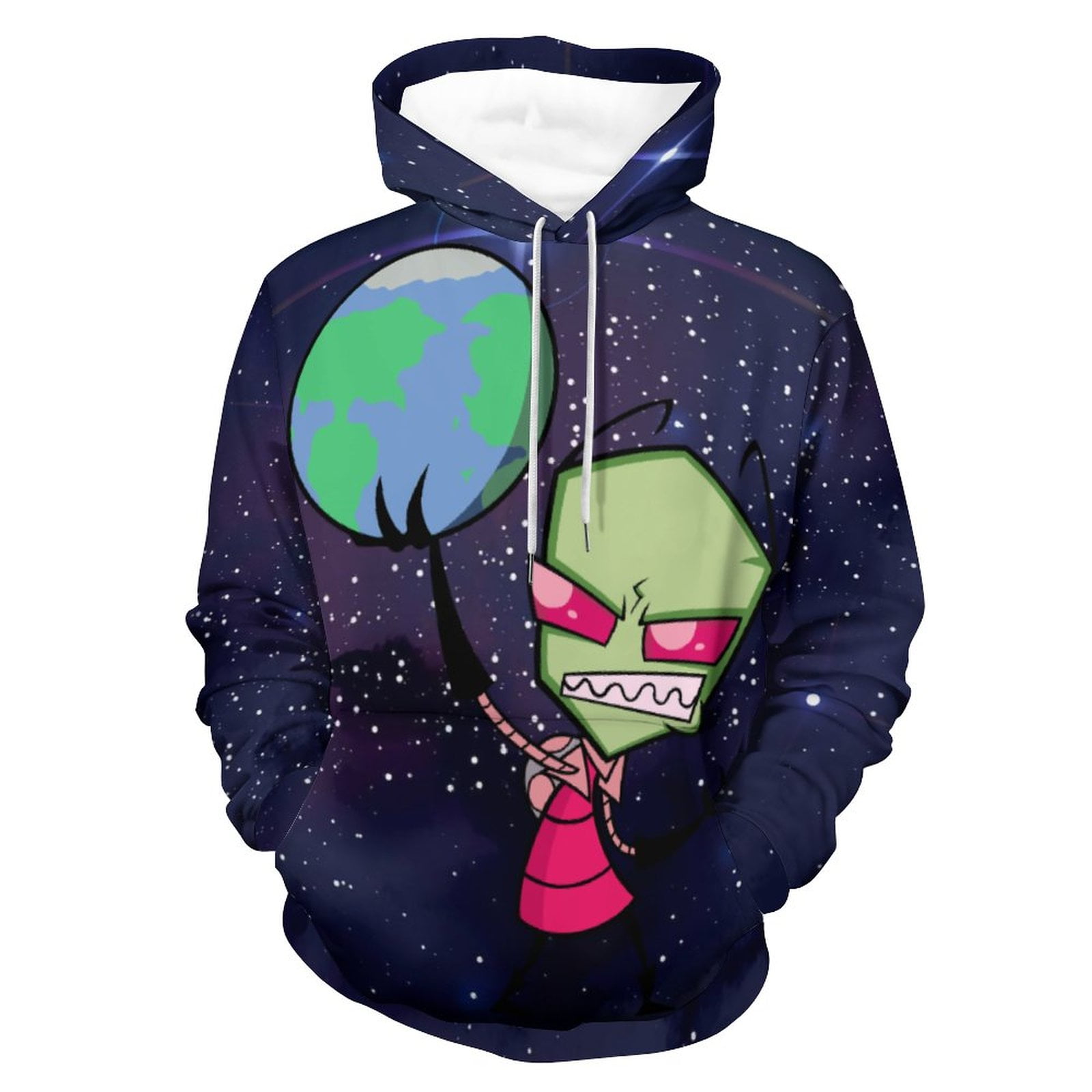 Invader Zim Casual Hoodie for Men Women Active Hooded Sweatshirt Soft ...