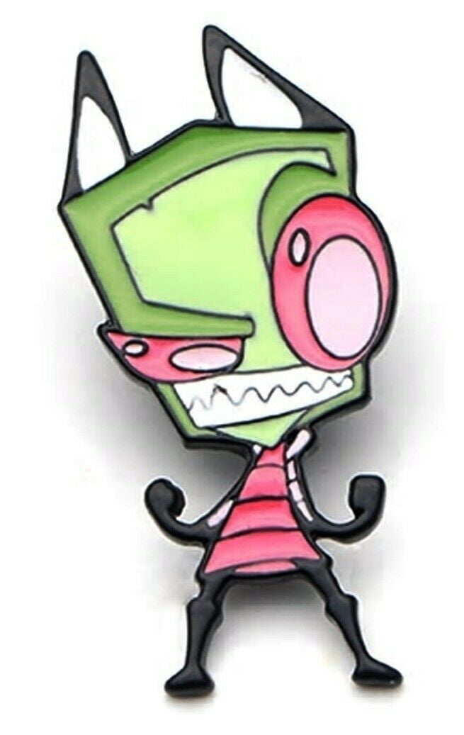Invader Zim Character 1.5 Inch Tall Enamel Metal Pin - Walmart.com