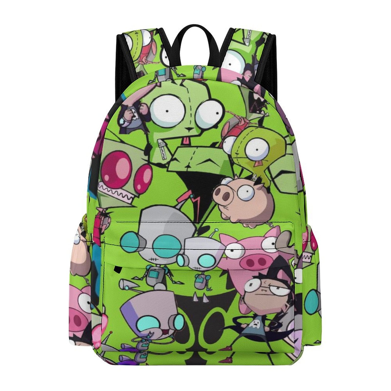 Invader Zim Characters Adjustable Laptop Backpack Daypack Satchel ...