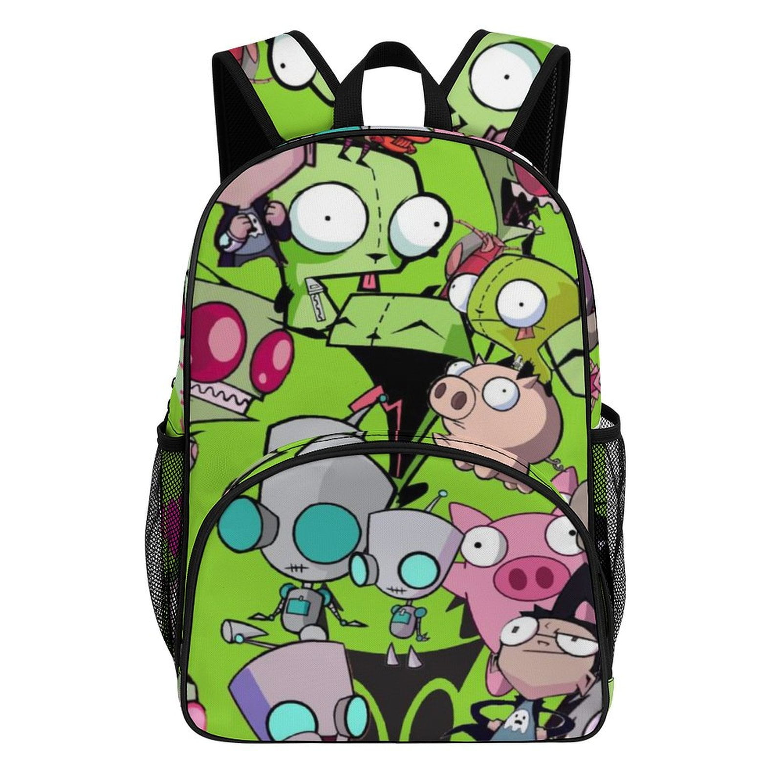 Invader Zim Characters Backpack Daypack Adjustable School Bag Student ...