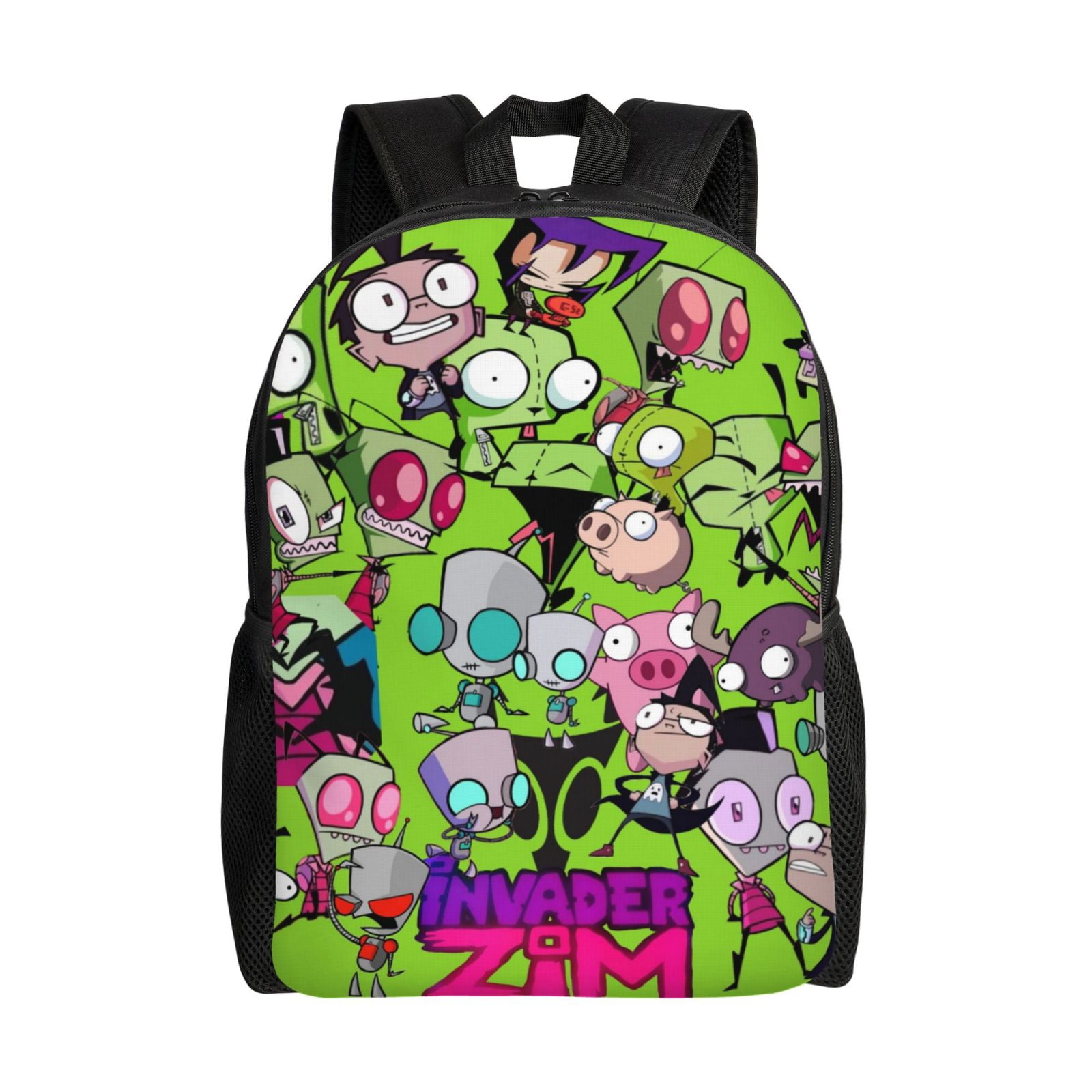 Invader Zim Characters Backpack Lightweight Unisex Basic Daypack ...