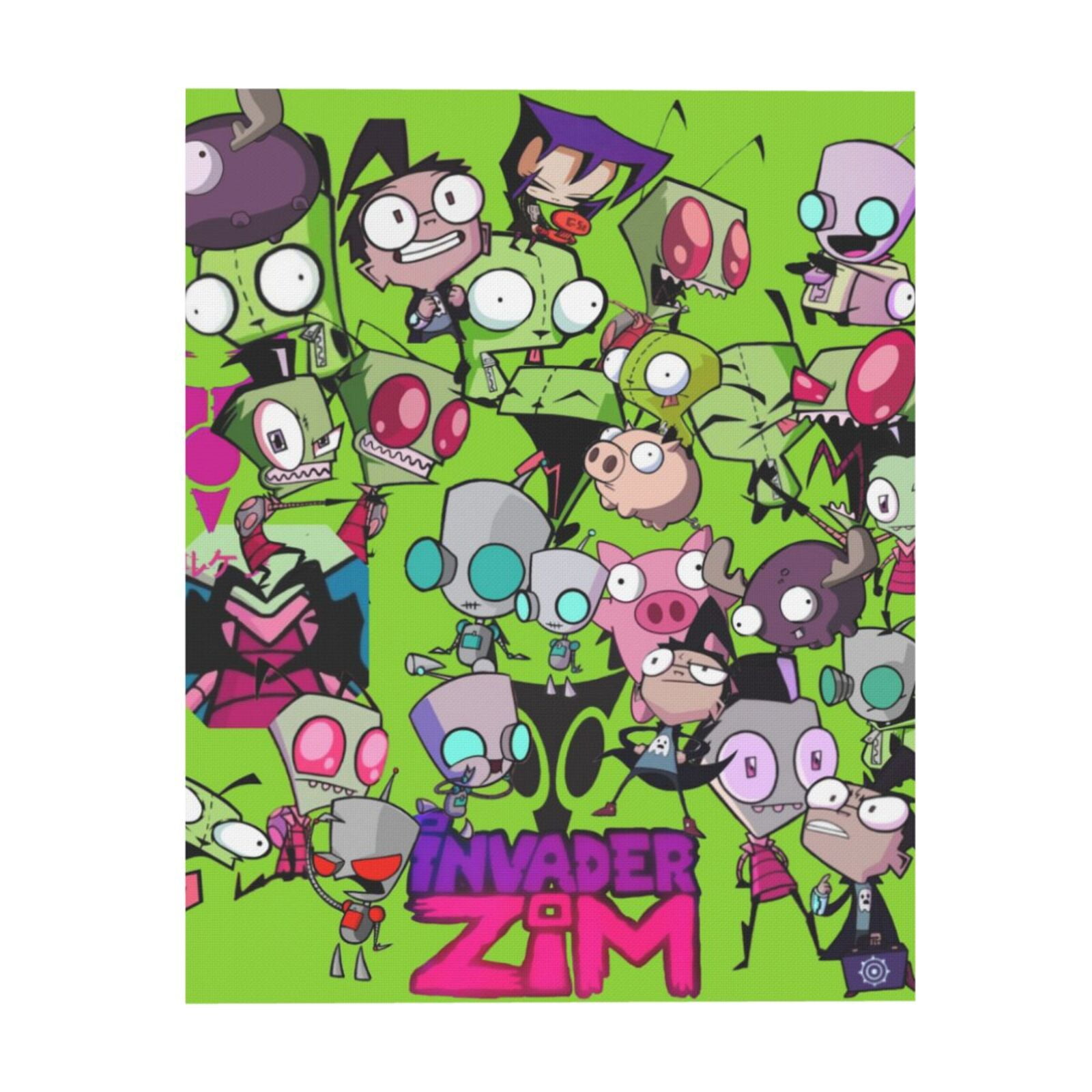 Invader Zim Characters Canvas Decorative Poster Art Picture Painting ...