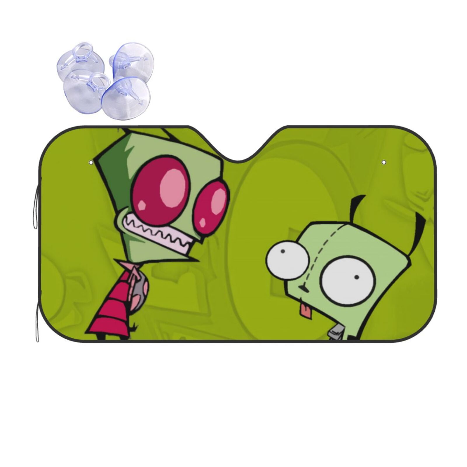 Invader Zim Characters Car Windshield Sunshade Blocks UV Rays&Keeps ...