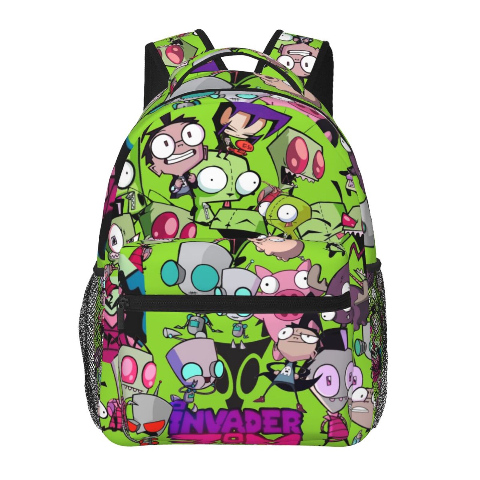 Invader Zim Characters Laptop Backpack Daypack Large Capacity ...