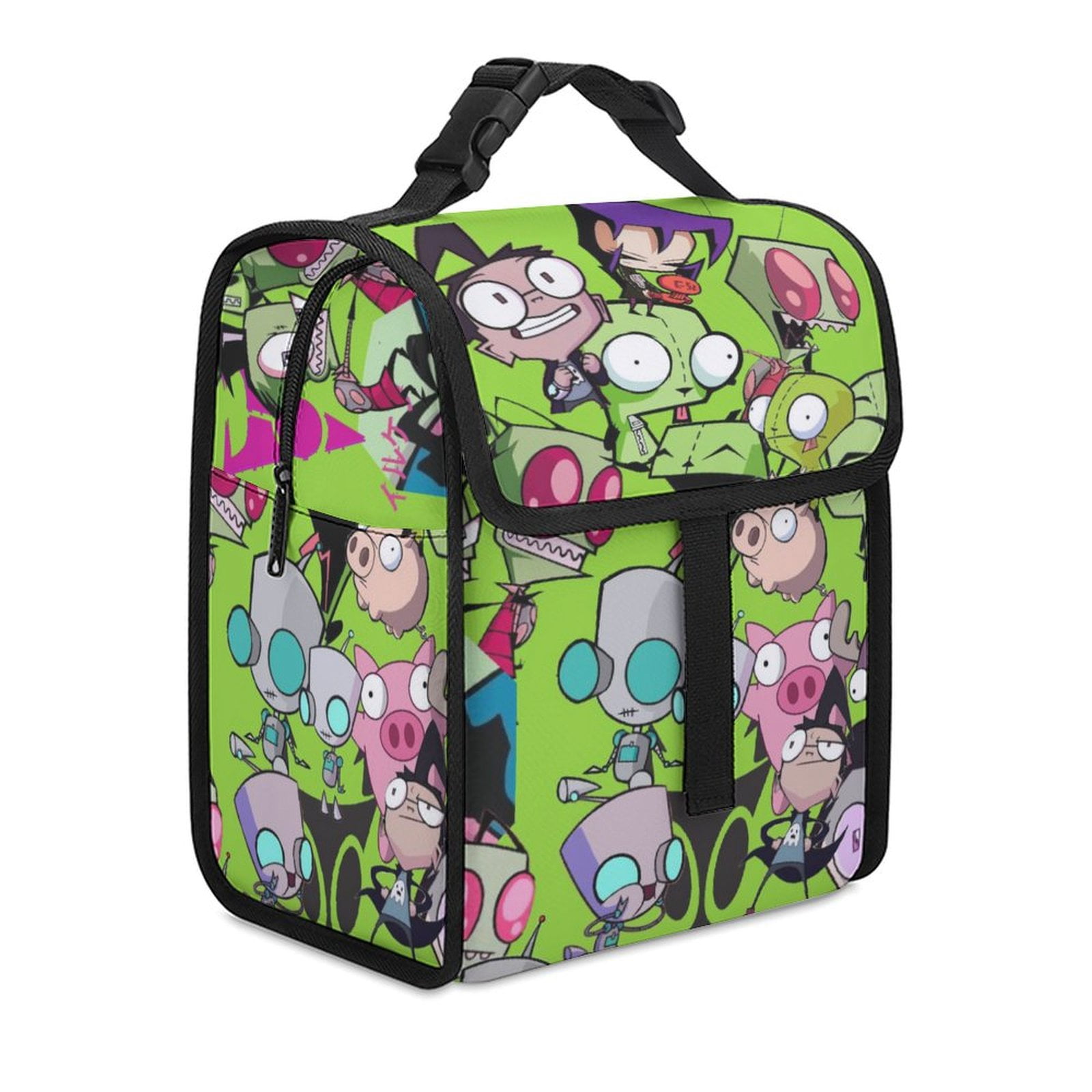 Invader Zim Characters Portable Lunch Bag Insulated Lunchbag Lunch Box ...