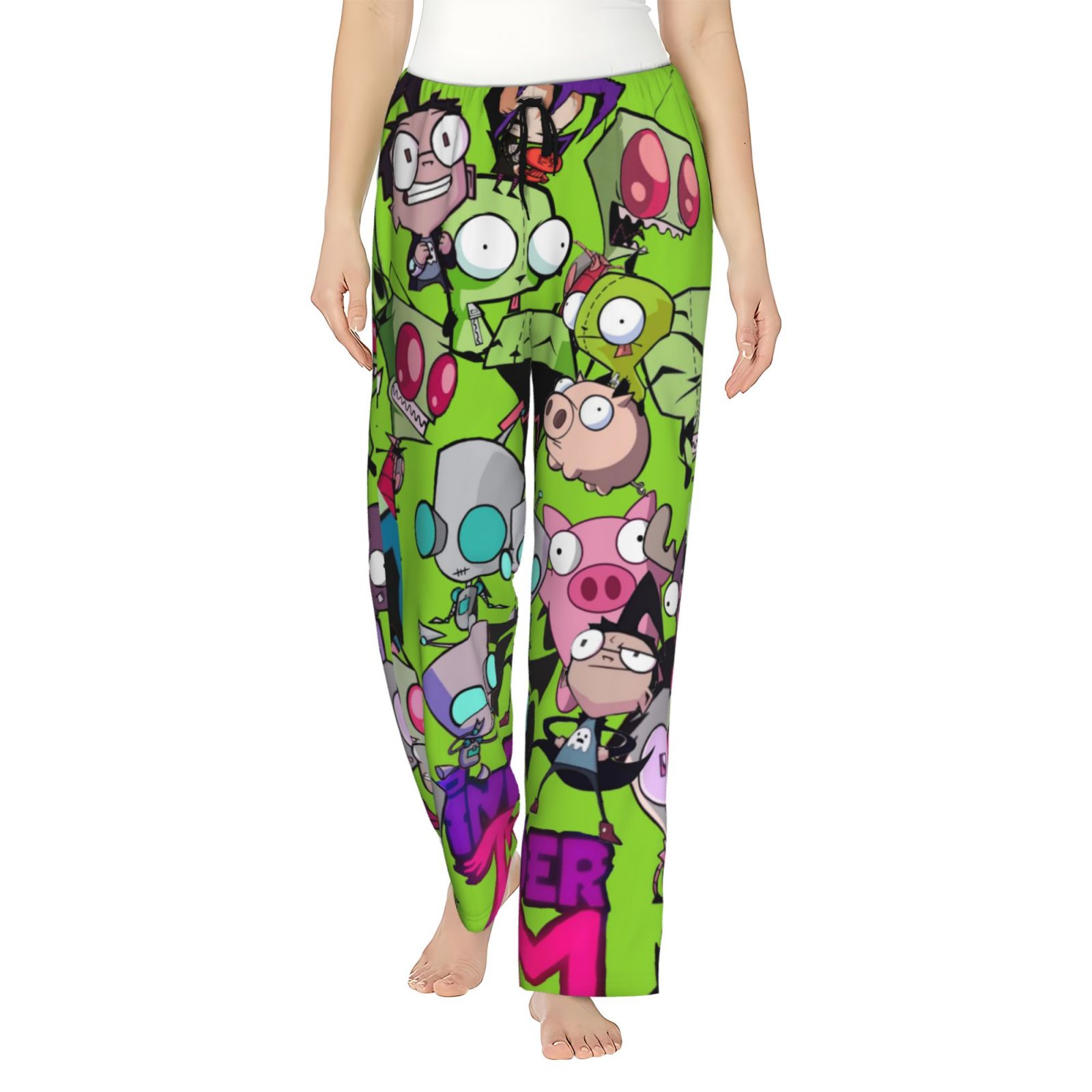 Invader Zim Characters Women's Pajama Pants With Pockets Lounge Daily ...