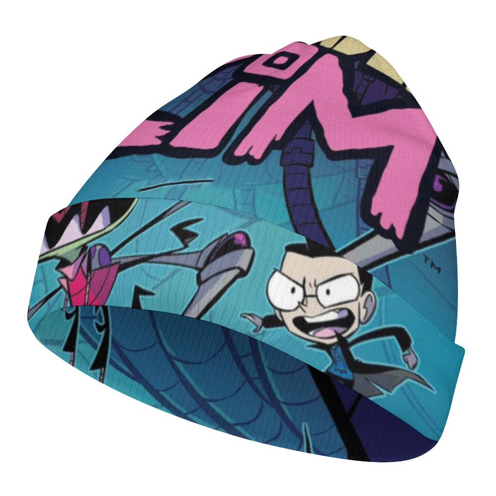 Invader Zim Children Knitted Hat Slouchy Daily Full Printed Fashion ...