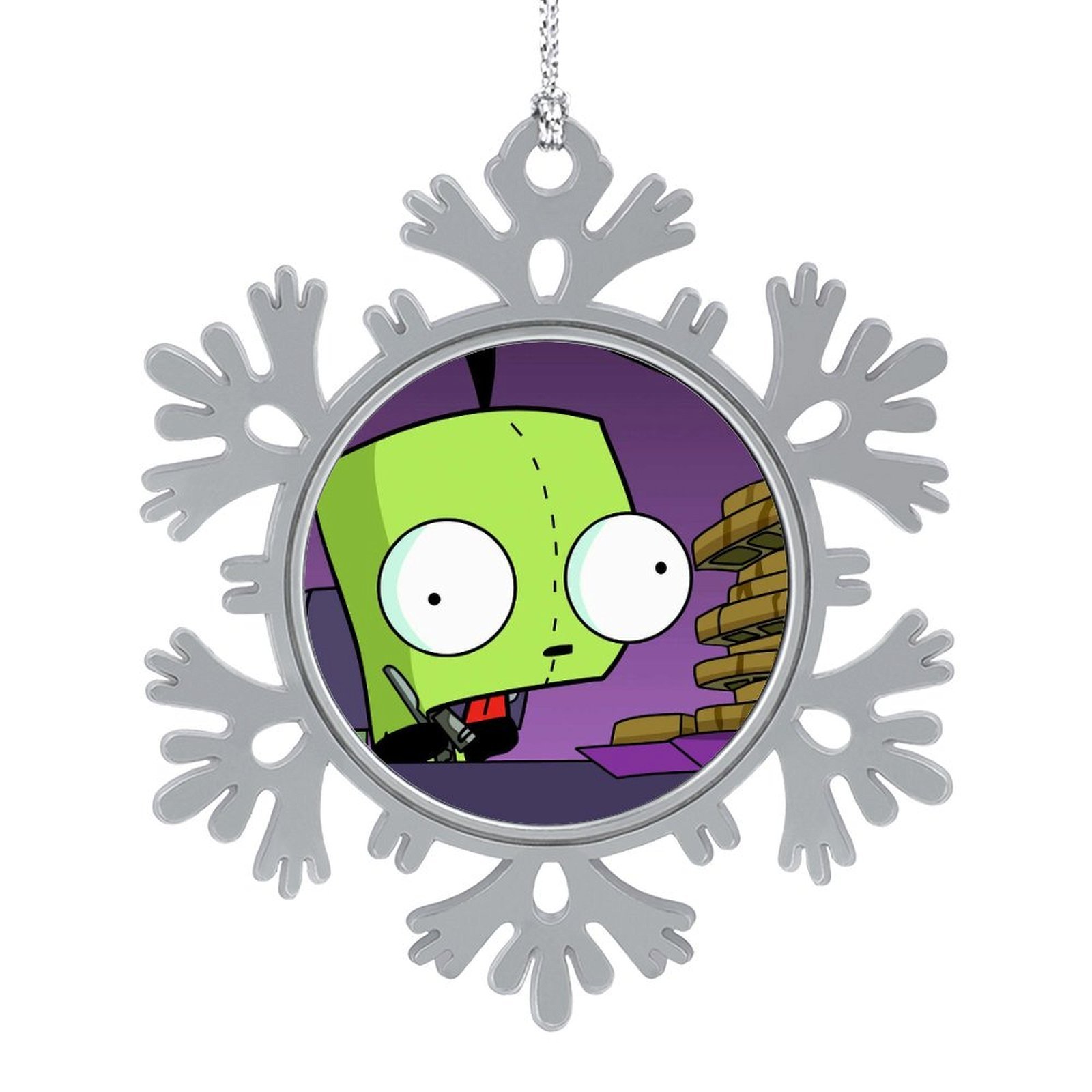 Invader Zim Christmas Ornaments Snowflakes Decorations - Christmas Tree ...