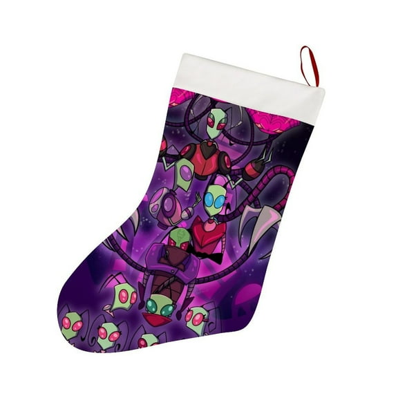 Invader Zim Christmas Stockings Decoration Fireplace Hanging Stockings ...