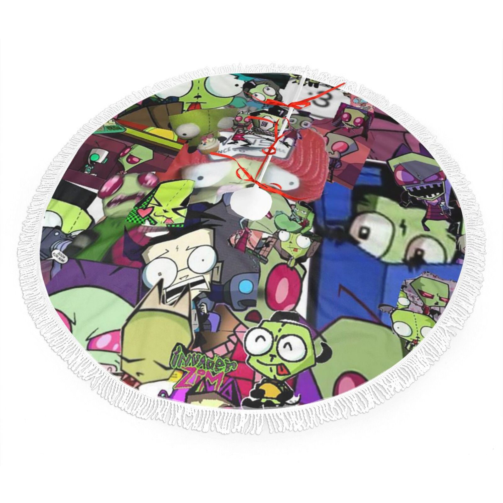 Invader Zim Christmas Tree Skirt, 36" Xmas Tree Skirts Mat, Winter ...