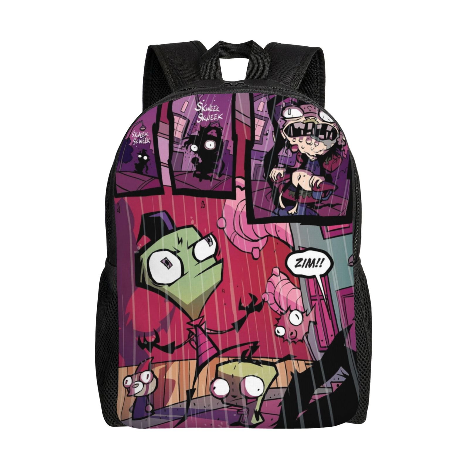 Invader Zim Comedy Backpack Lightweight Unisex Basic Daypack Bookbag ...