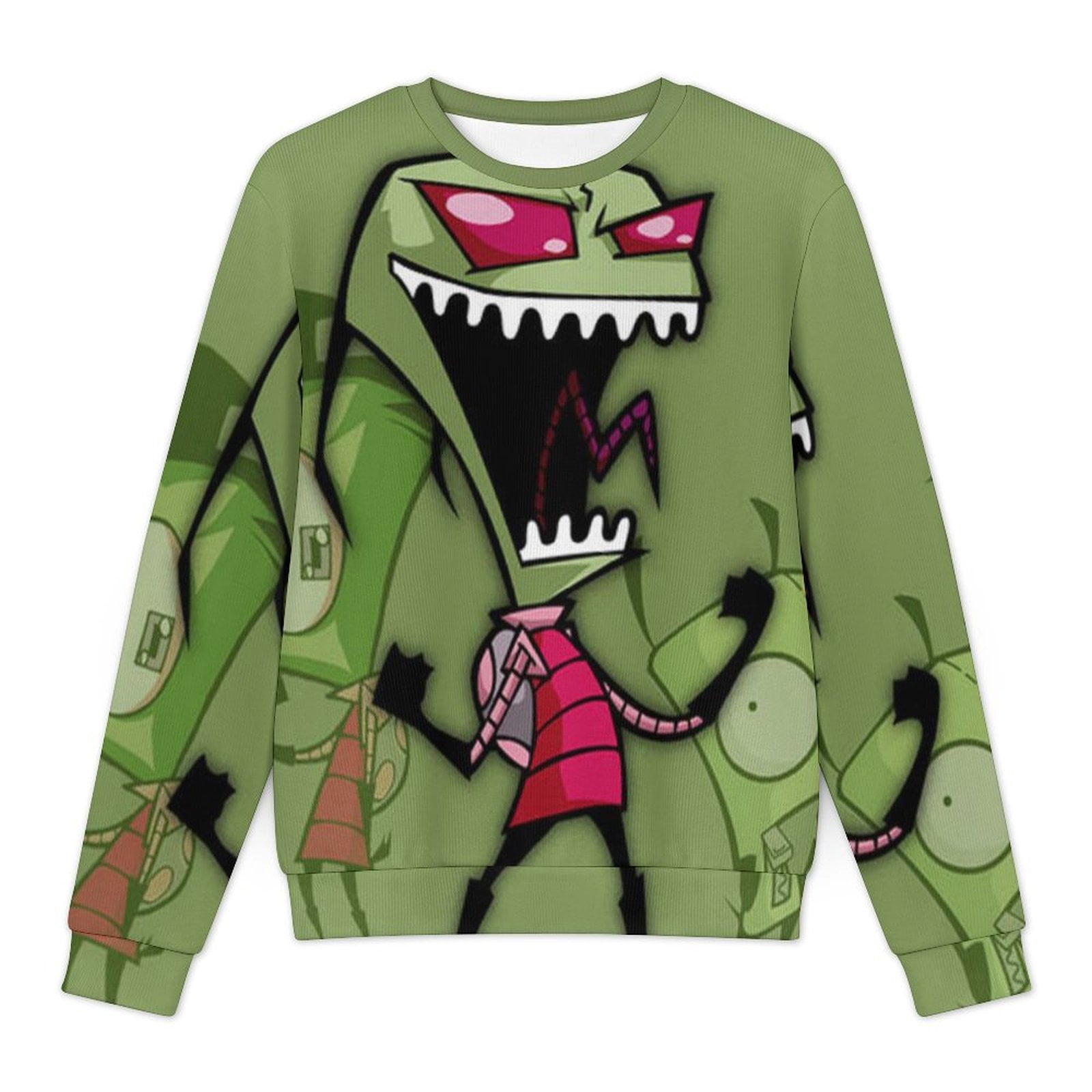 Invader Zim Comedy Show Adult Sweater Loose Fitting Pullover Fashion 3D ...