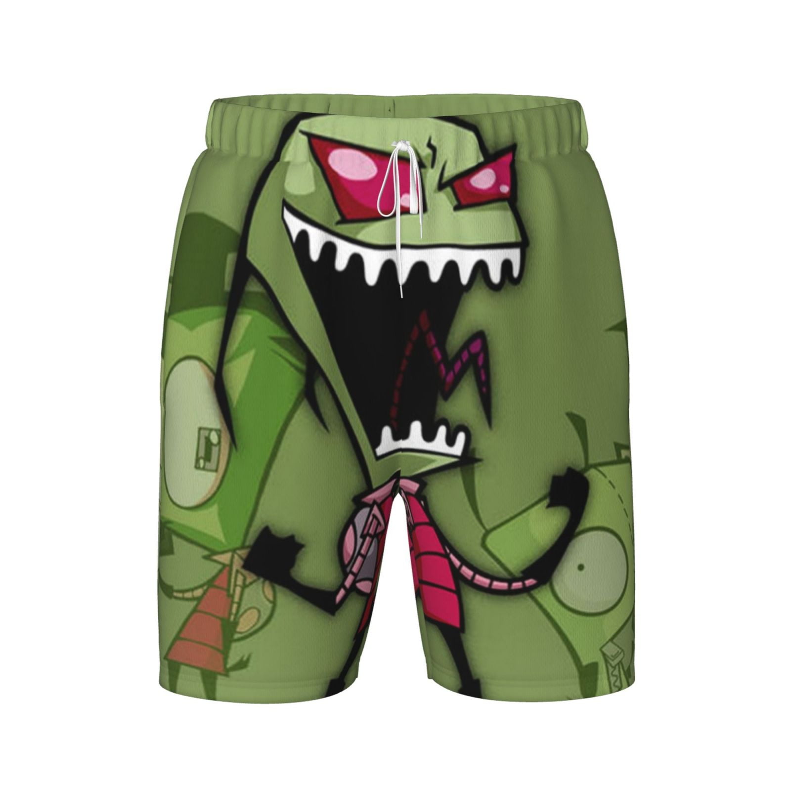Invader Zim Comedy Show Teen Swim Trunks Summer Beach Board Shorts ...