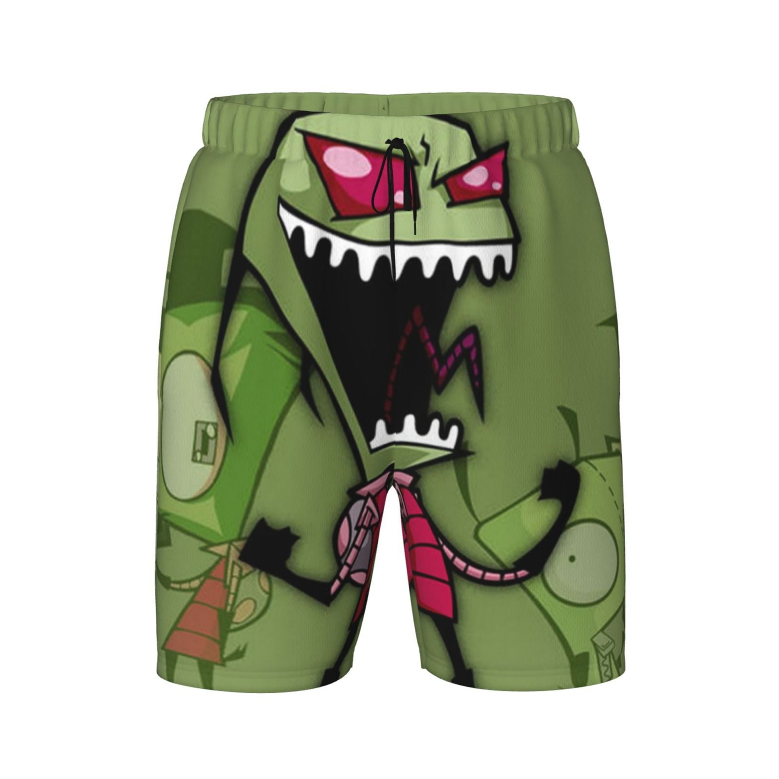 Invader Zim Comedy Show Teen Swim Trunks Summer Beach Board Shorts ...