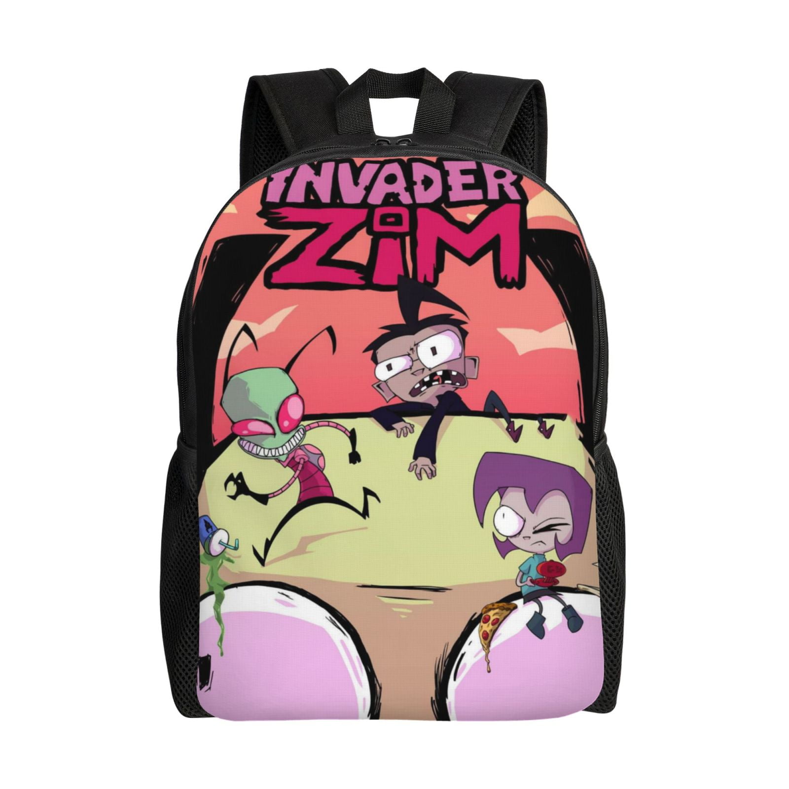 Invader Zim Comic Backpack Lightweight Unisex Basic Daypack Bookbag ...