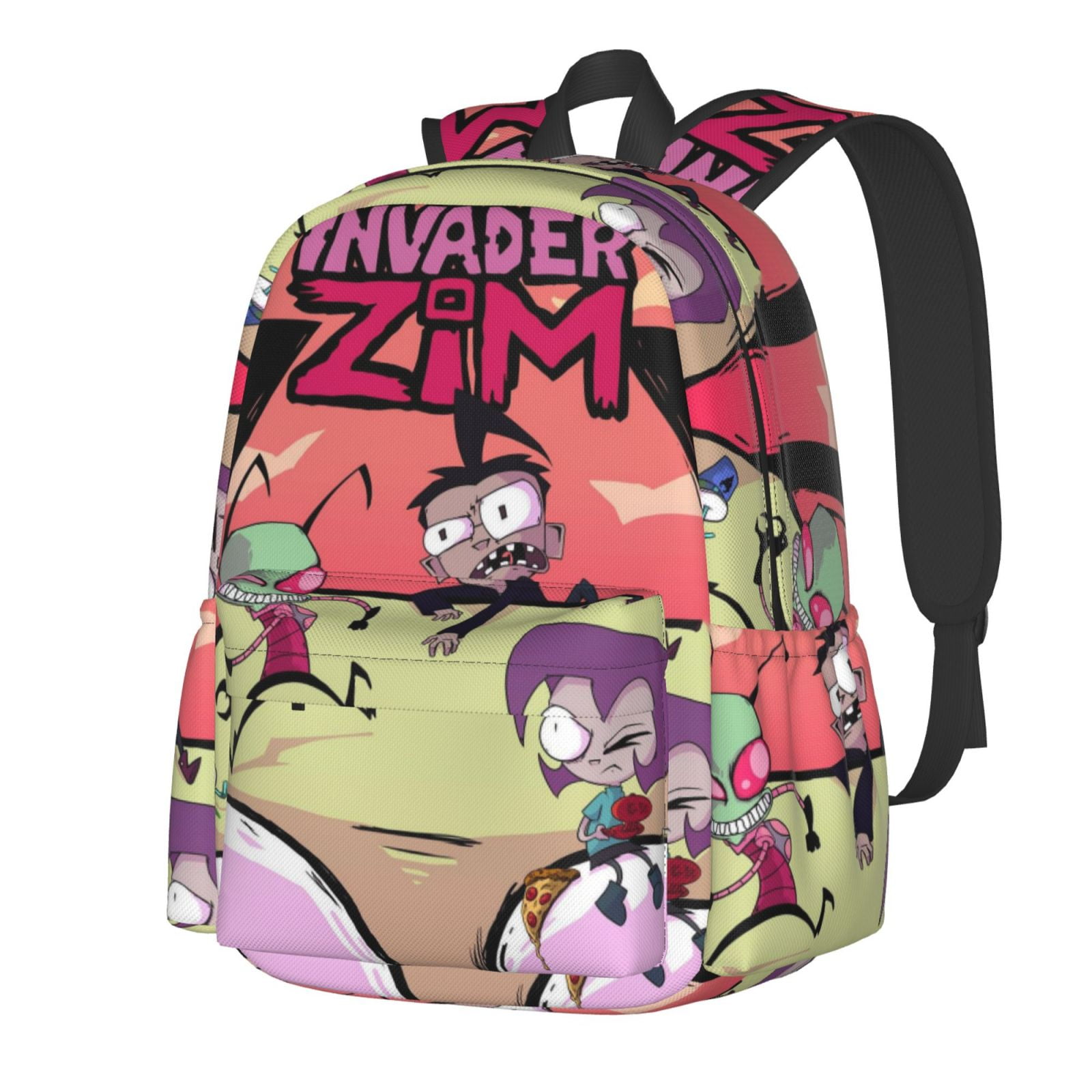 Invader Zim Comic Backpack Schoolbag Laptop Daypack Large Capacity ...