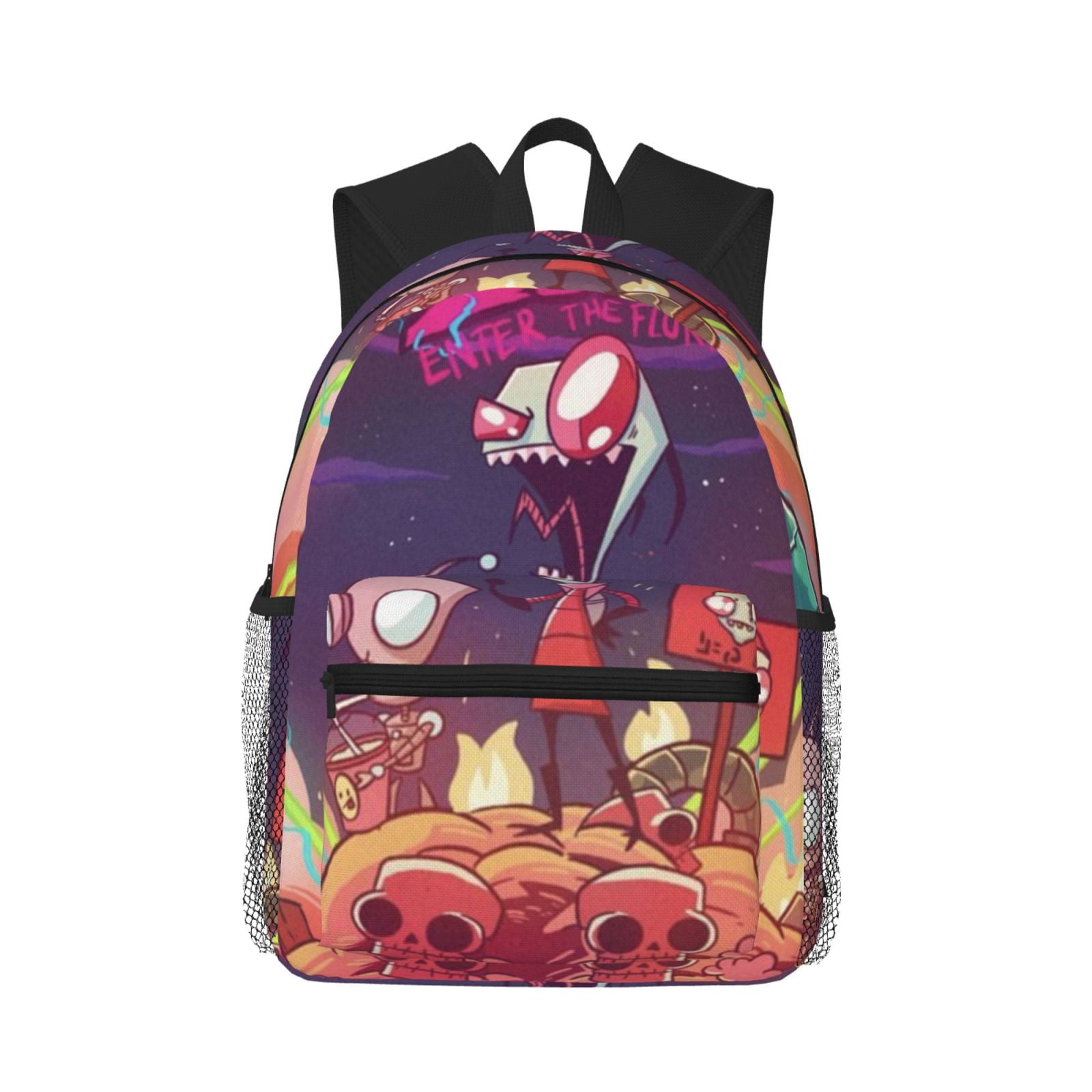 Invader Zim Comic Backpack Student Satchel Daypack Travel Shoulders ...