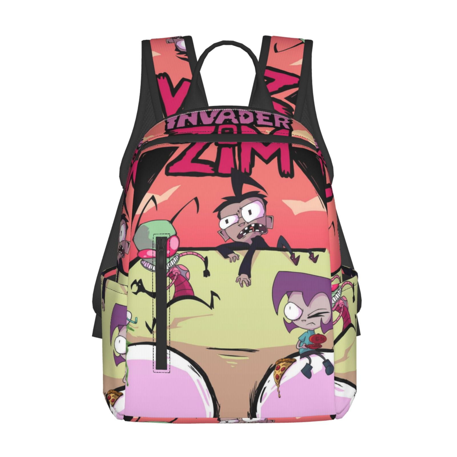 Invader Zim Comic Backpack Student School Bag Bookbag Satchel ...