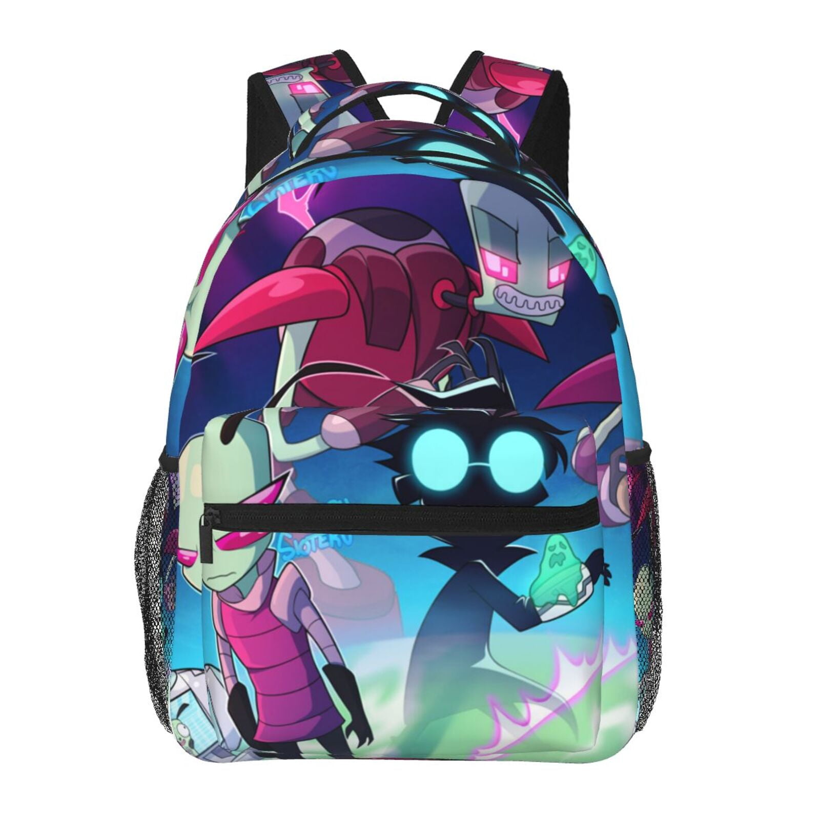 Invader Zim Comic School Bag Laptop Backpack Unisex Daypack Adjustable ...