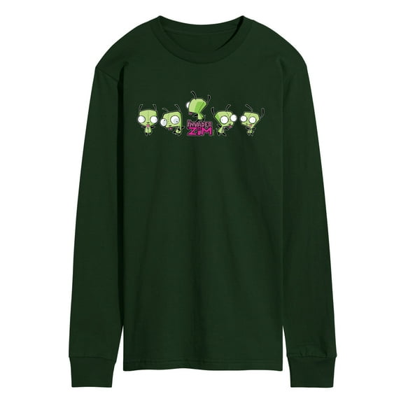 Invader Zim - Dancing Gir - Men's Long Sleeve Graphic T-Shirt - Walmart.com