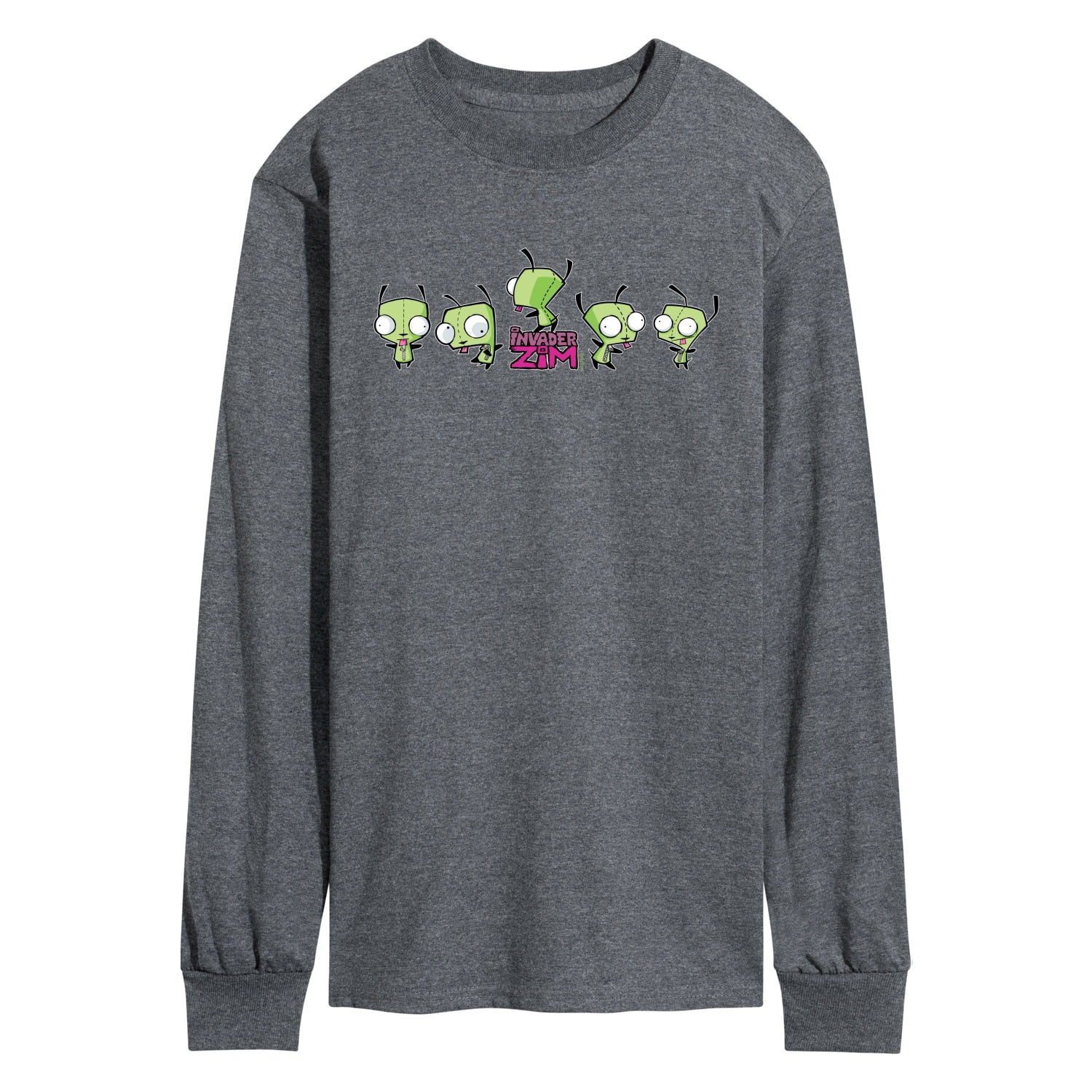 Invader Zim - Dancing Gir - Men's Long Sleeve Graphic T-Shirt - Walmart.com