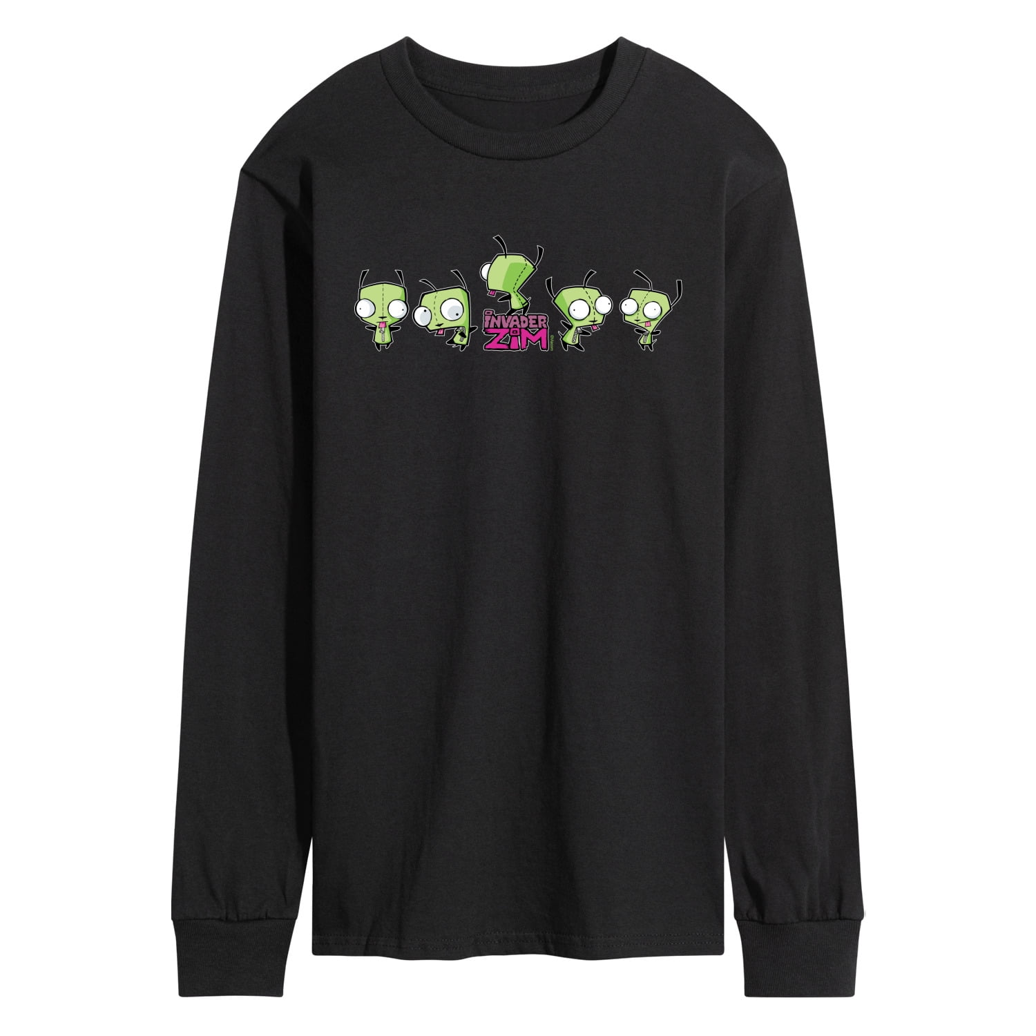 Invader Zim - Dancing Gir - Men's Long Sleeve Graphic T-Shirt - Walmart.com