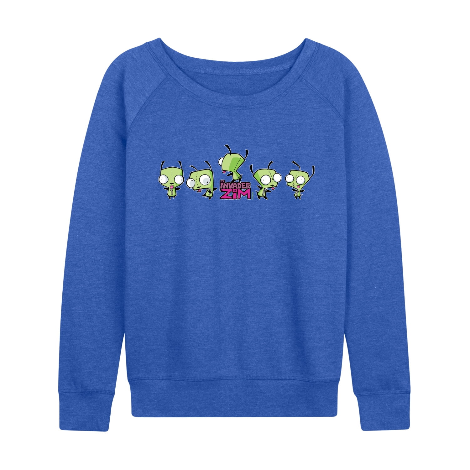 Invader Zim - Dancing Gir - Women's French Terry Long Sleeve Pullover ...