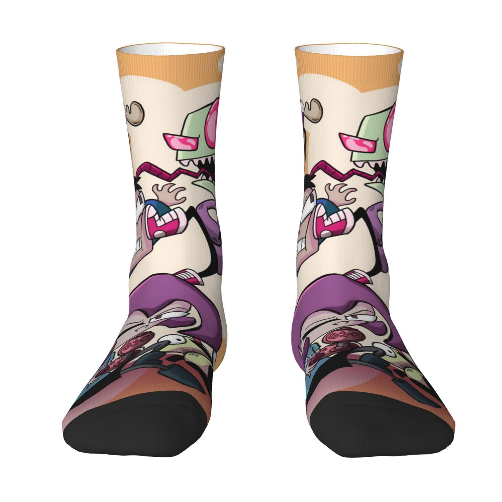 Invader Zim Dib Gaz Adult Socks Breathable Cozy Soft Crew Socks Novelty ...