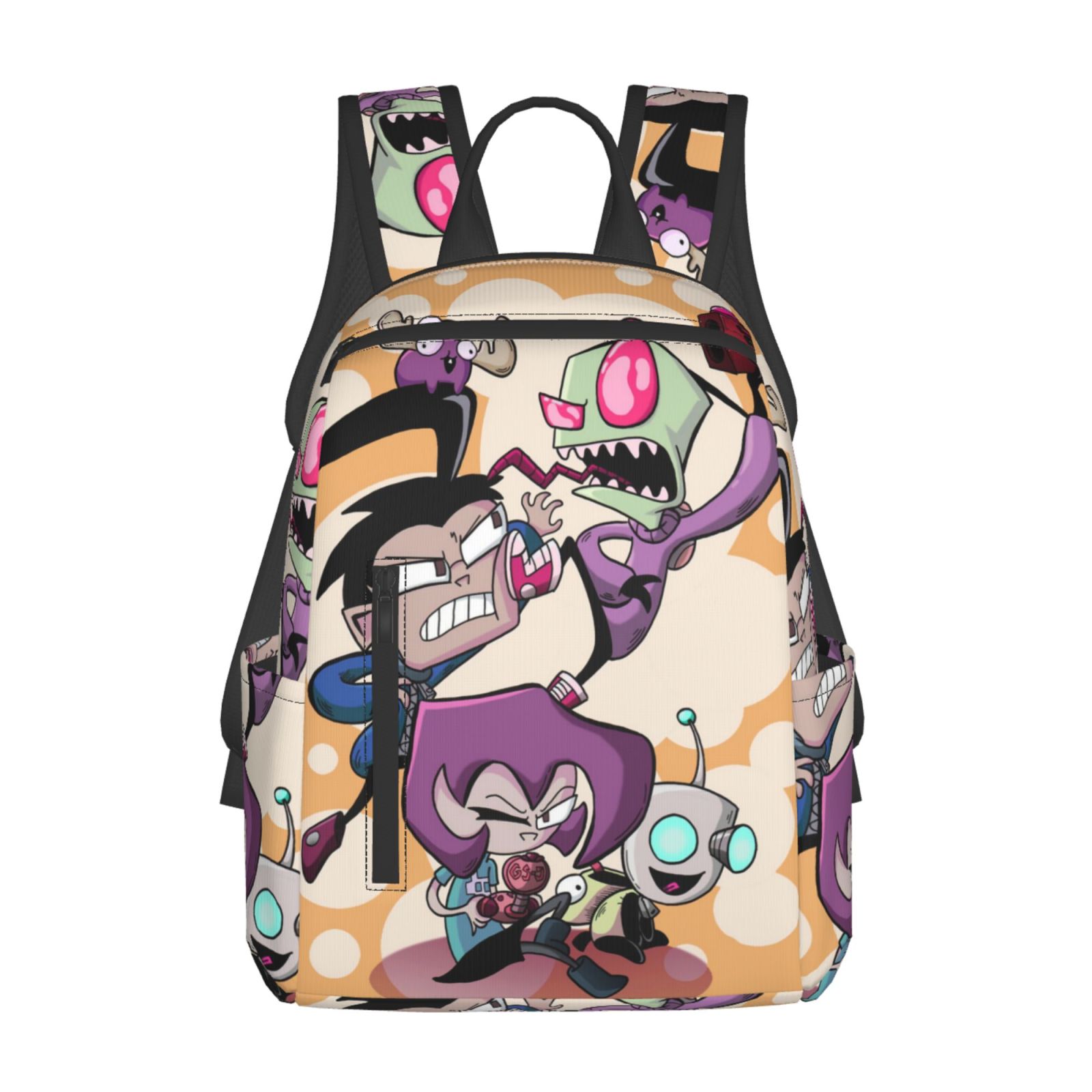 Invader Zim Dib Gaz Backpack School Bag Bookbag Satchel Lightweight ...