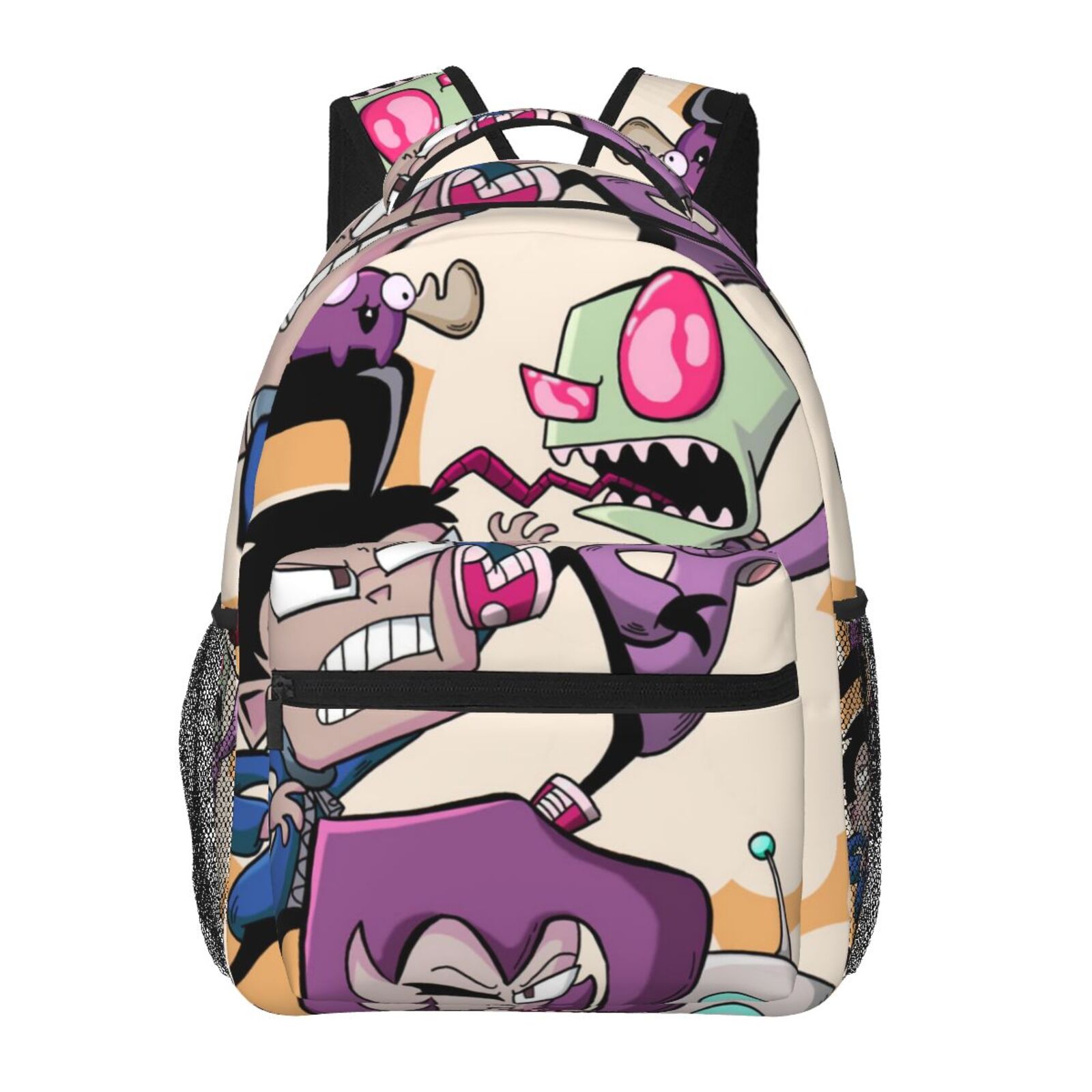 Invader Zim Dib Gaz Laptop Backpack Daypack Large Capacity Multipurpose ...