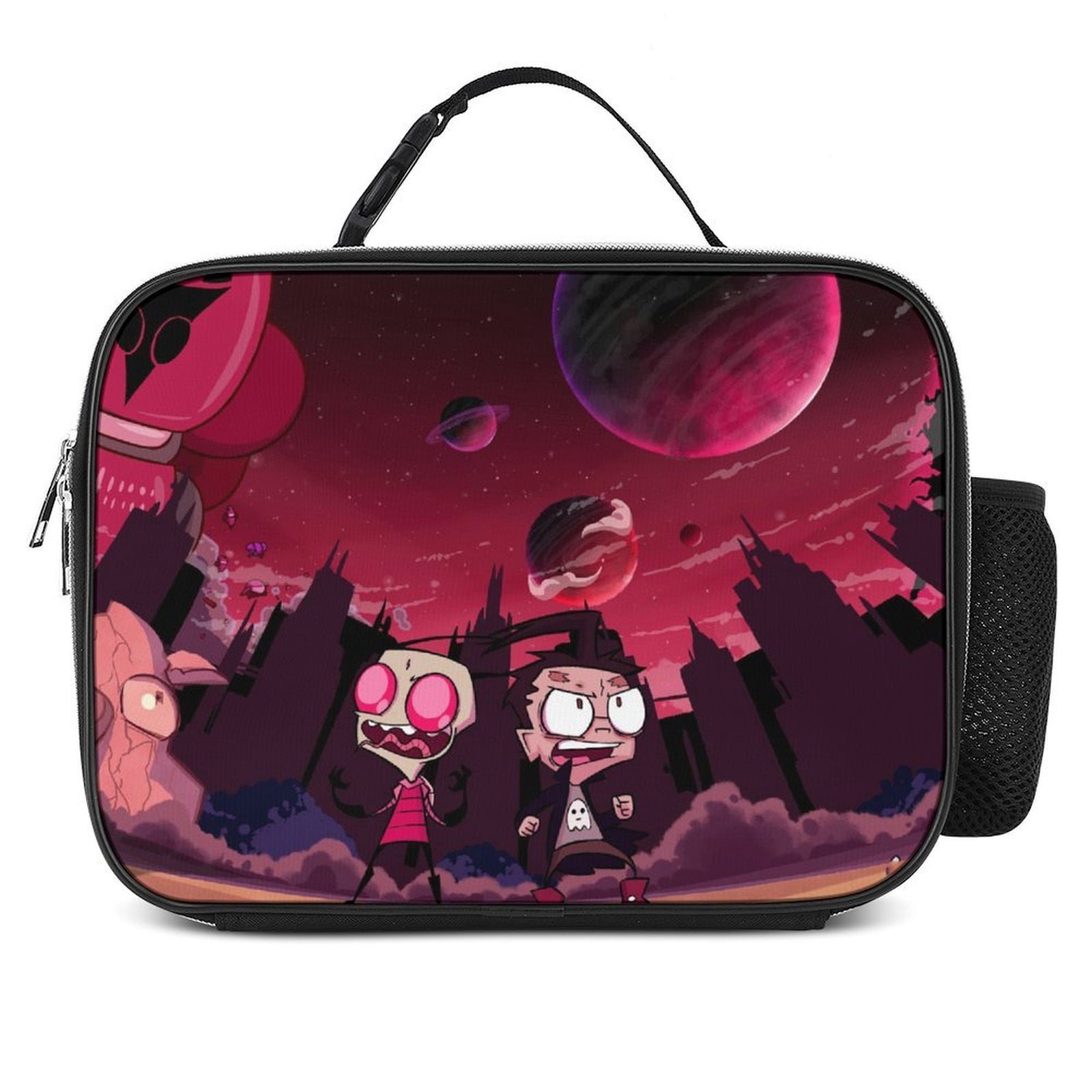 Invader Zim Dib Gir Portable Insulated Lunch Bag Lunch Box Bento Bag ...