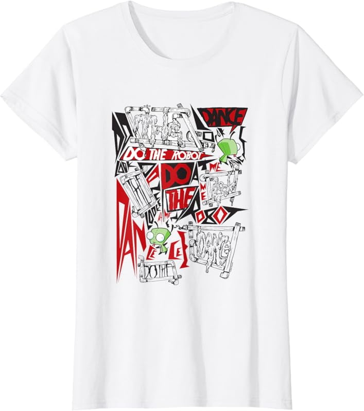 Invader Zim Do The Robot Gir T-Shirt - Walmart.com