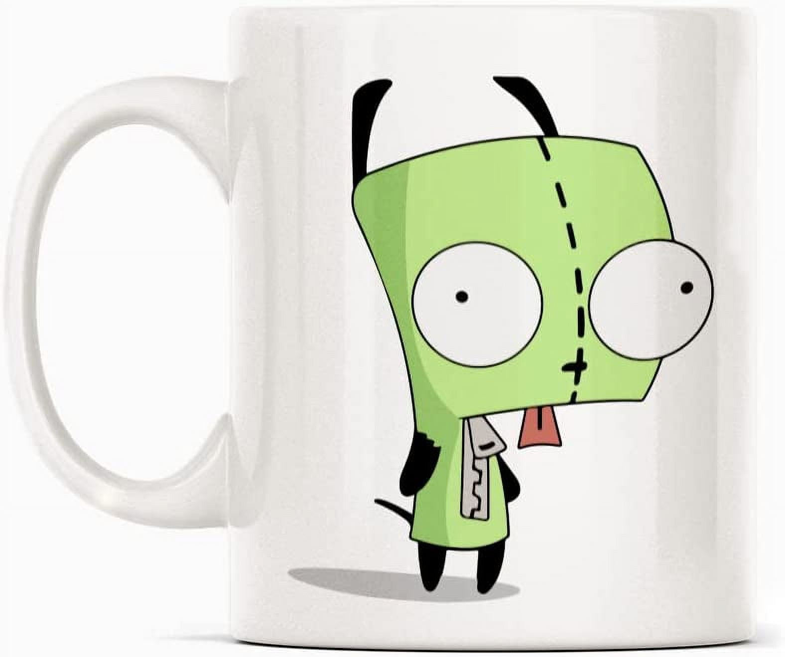Invader Zim Doggo Mug Gift, White Funny Sarcasm Coffee Cup Novelty ...
