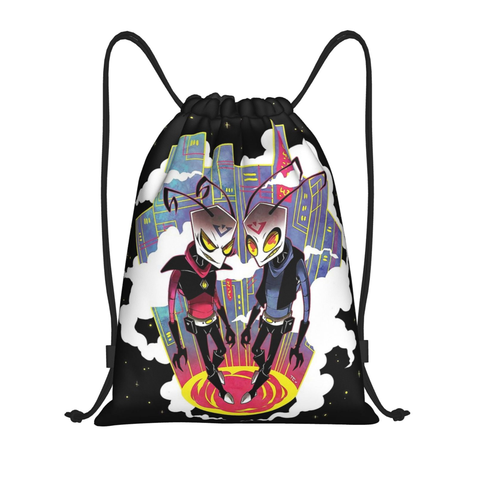 Invader Zim Drawstring Bags Unisex Drawstring Back-pack Daypack Sports ...