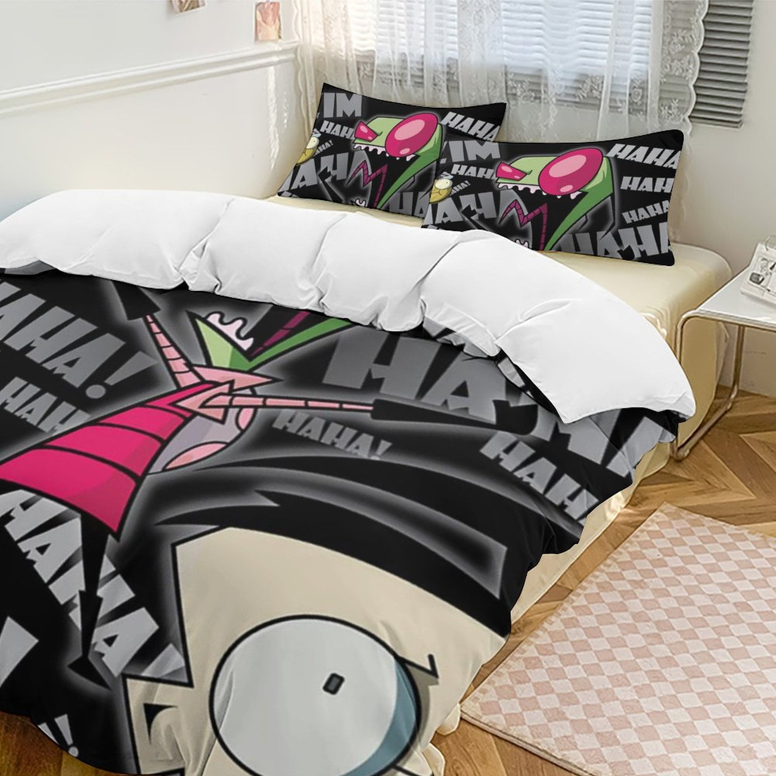 Invader Zim Duvet Cover Set 3-Piece Bedding Set Soft Warm And ...