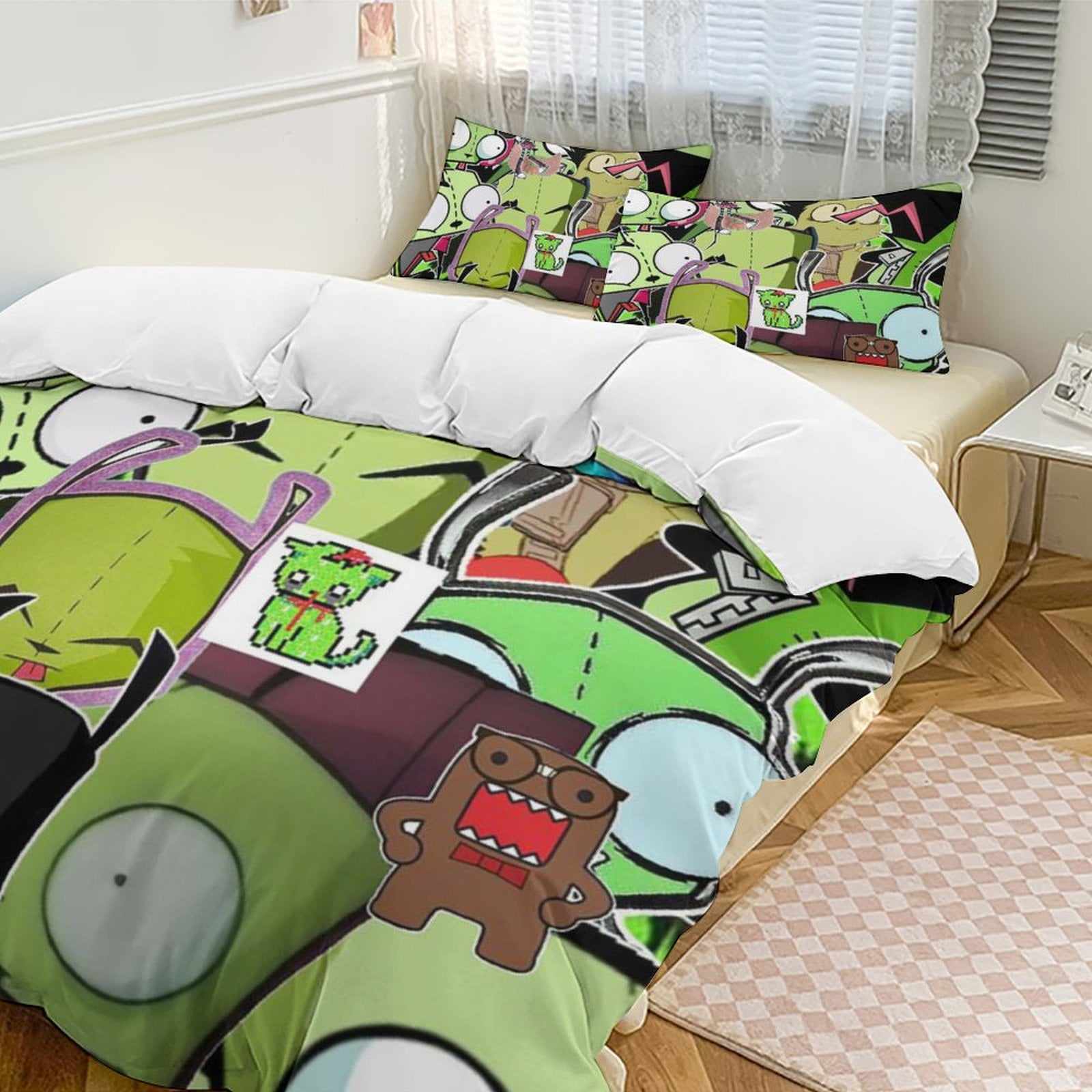 Invader Zim Duvet Cover Set 3-Piece Bedding Set Soft Warm And ...
