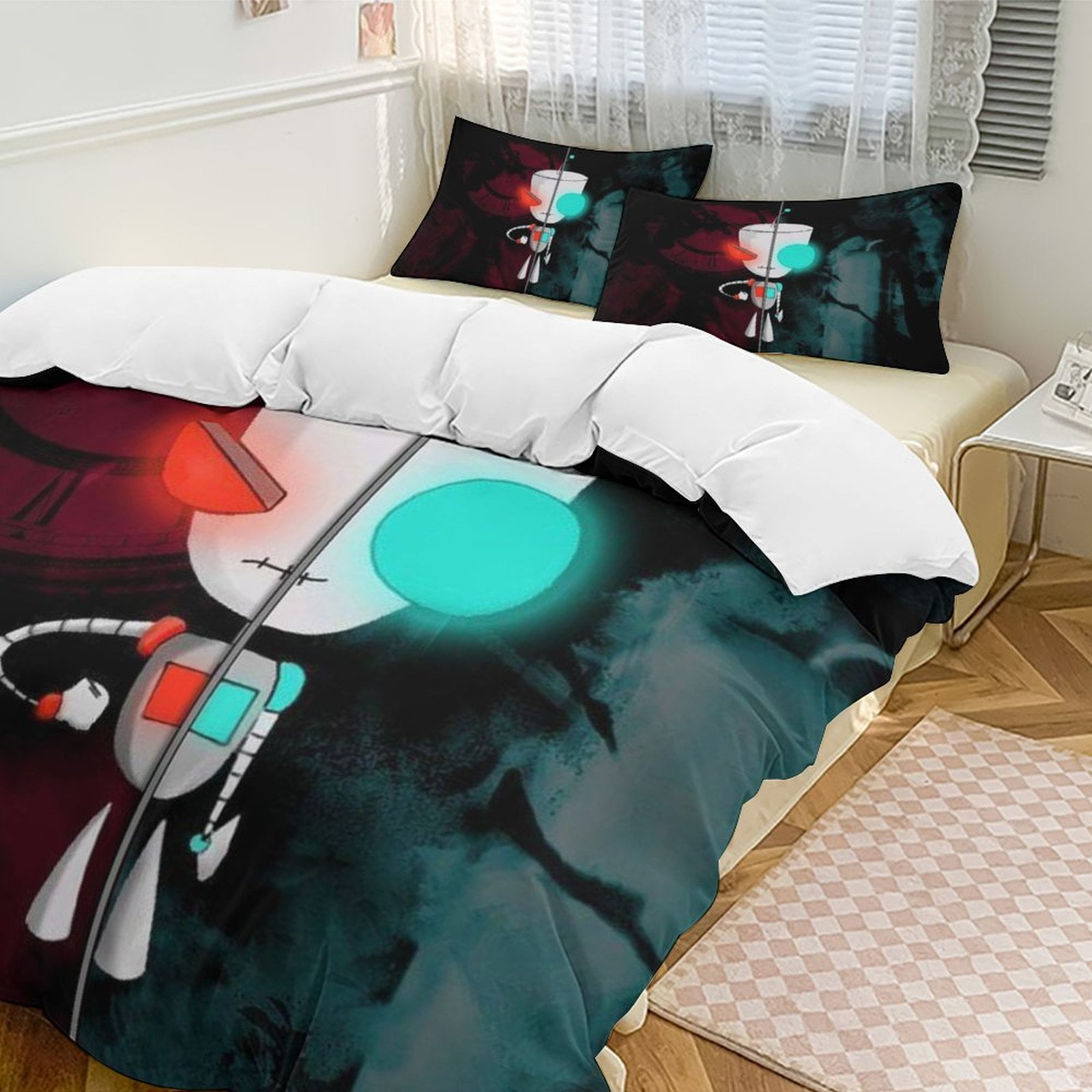 Invader Zim Duvet Cover Set 3-Piece Bedding Set Soft Warm And ...