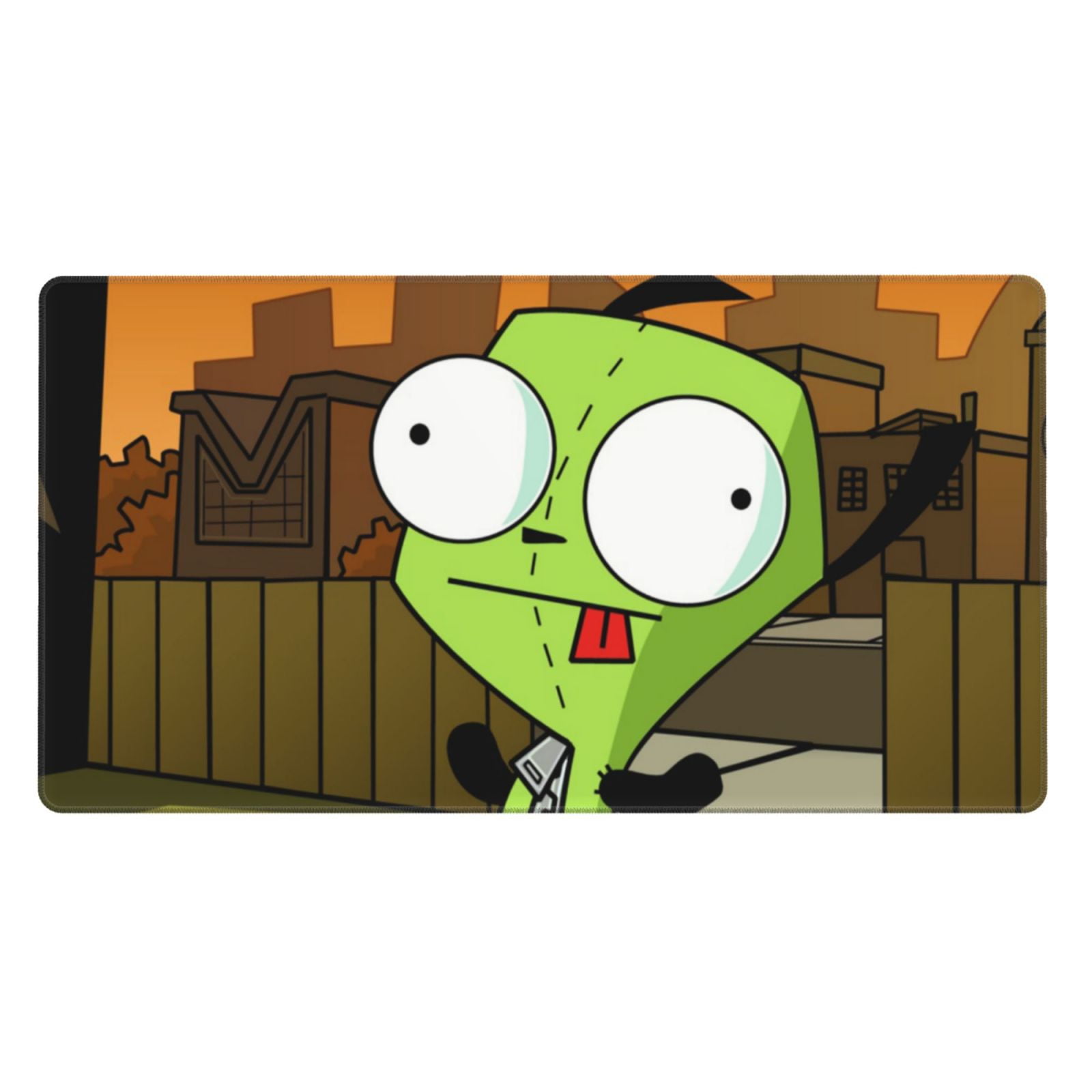 Invader Zim Extended Gaming Mousepad Stitched Edge Mouse Pad 15.8"x 29. ...