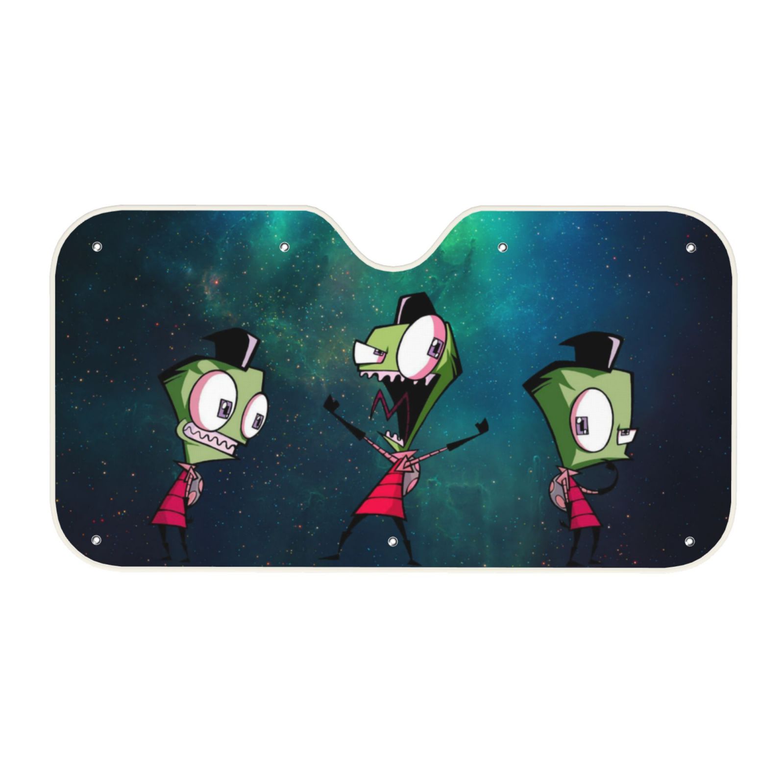 Invader Zim Foldable Car Windshield Sunshade Vehicle Automotive Front ...