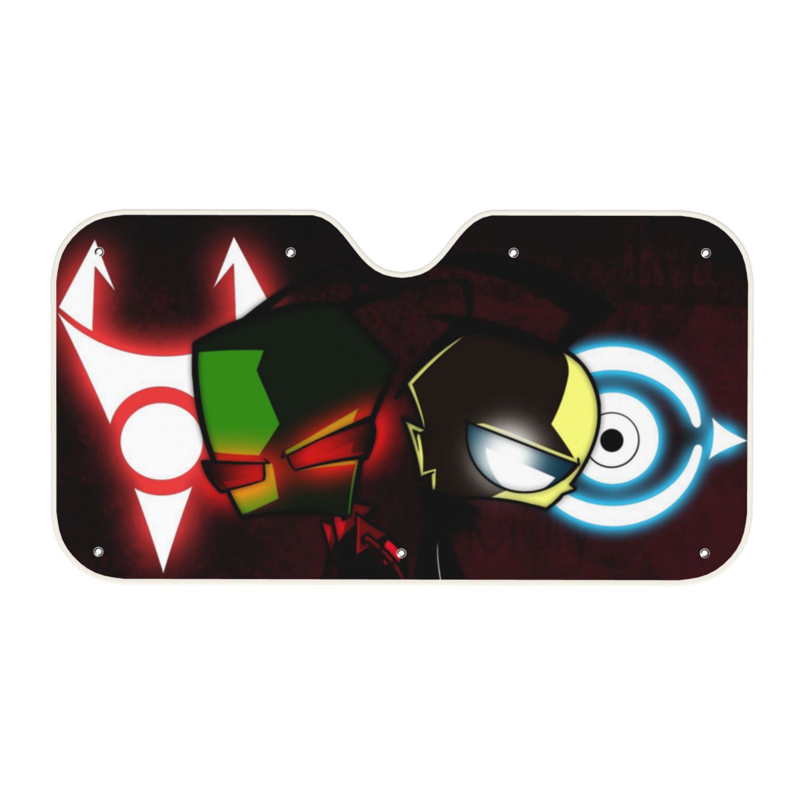 Invader Zim Foldable Car Windshield Sunshade Vehicle Automotive Front ...