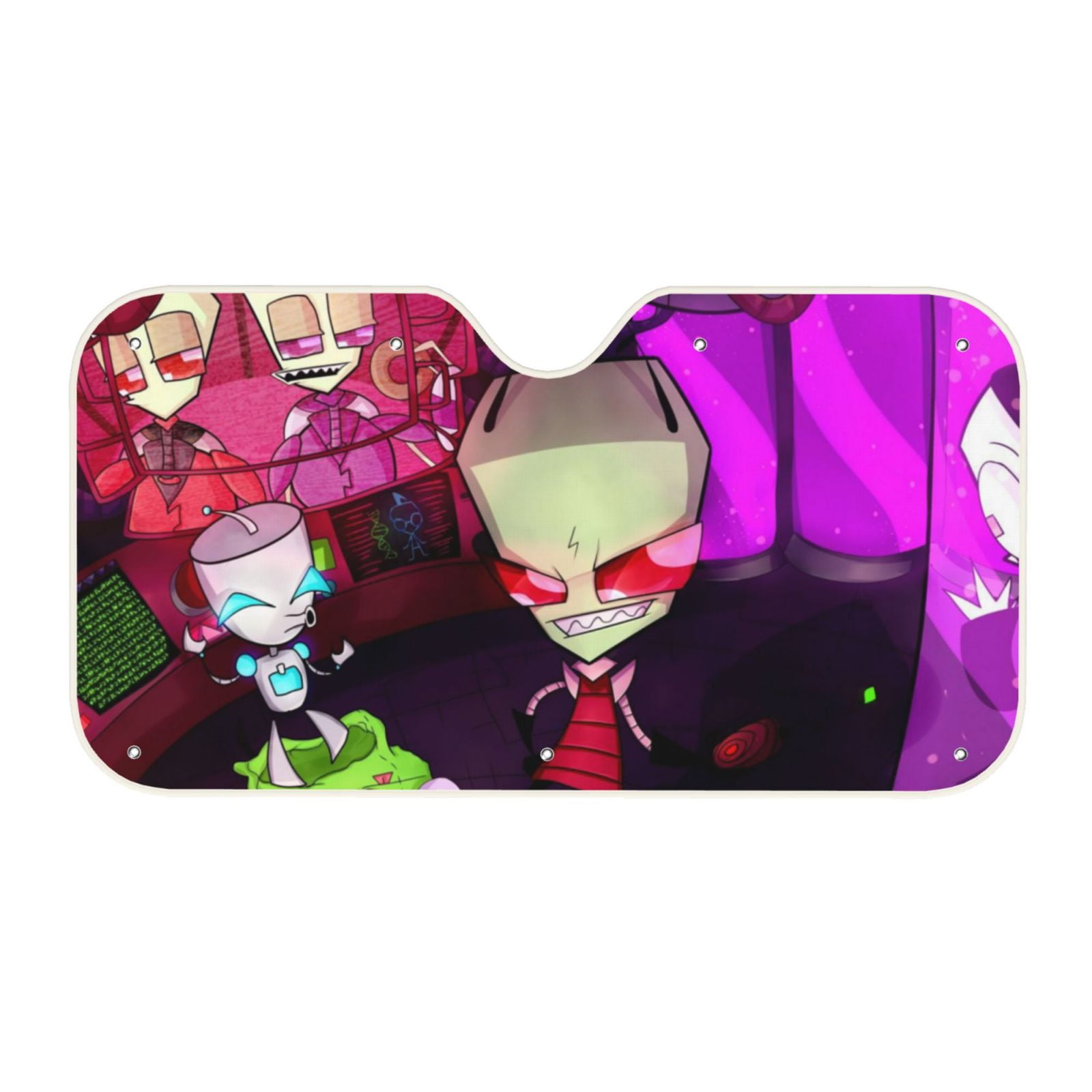 Invader Zim Foldable Car Windshield Sunshade Vehicle Automotive Front ...
