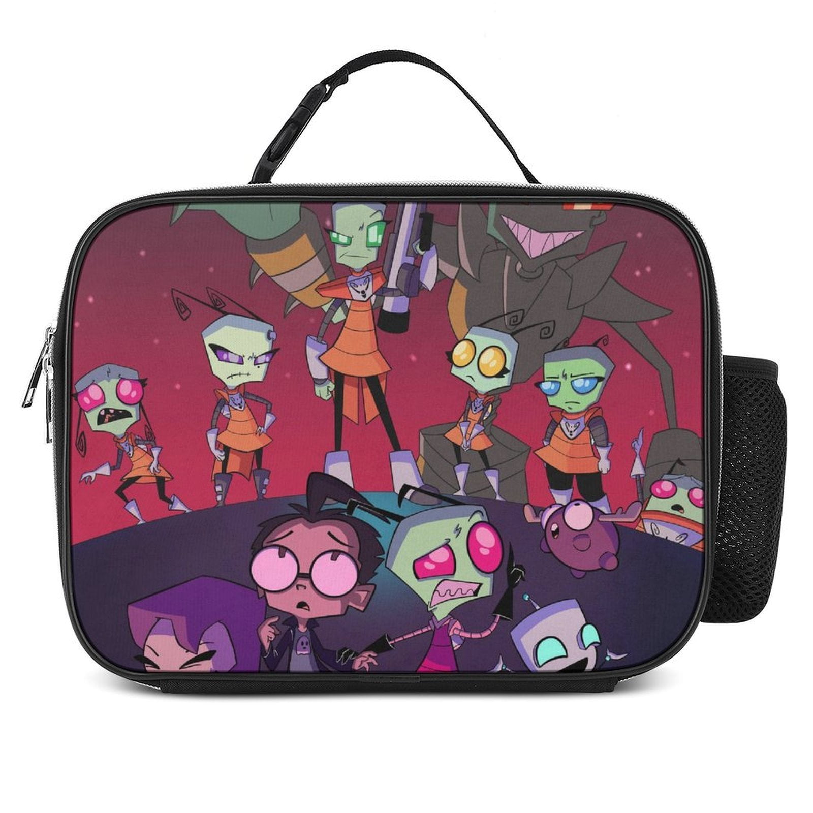 Invader Zim Fun Portable Insulated Lunch Bag Lunch Box Bento Bag Picnic ...