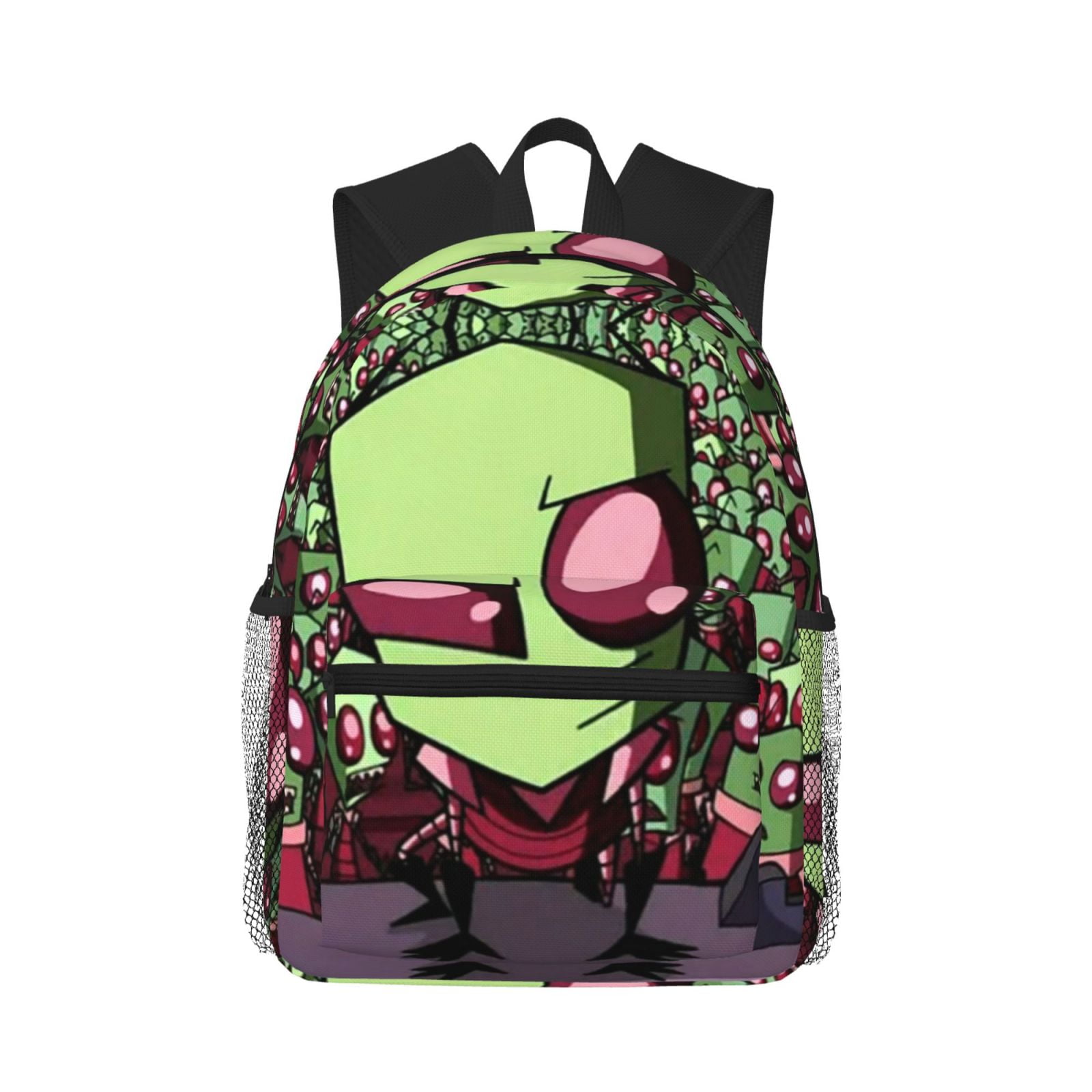 Invader Zim Funny Backpack Daypack for Travel Anime Bag Notebook Bag ...