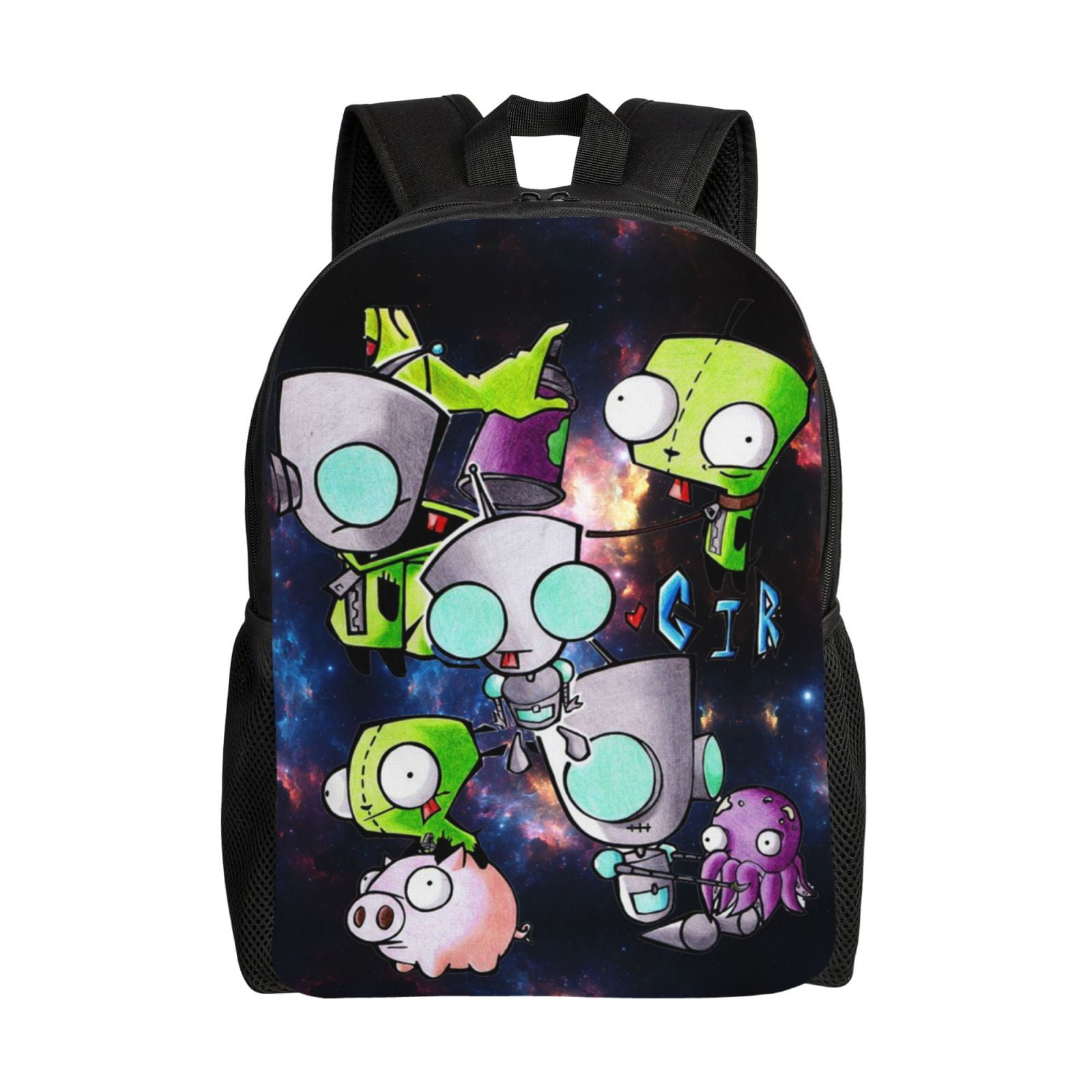 Invader Zim Funny Backpack Daypack for Travel Anime Bag Notebook Bag ...