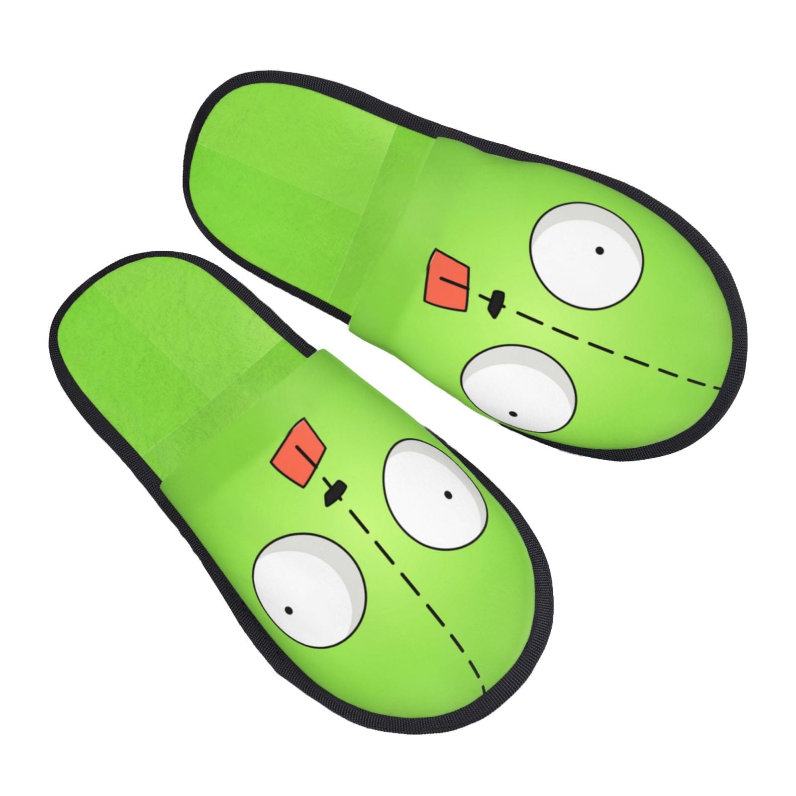 Invader Zim Furry Slippers For Men Women Fuzzy House Slippers Winter ...