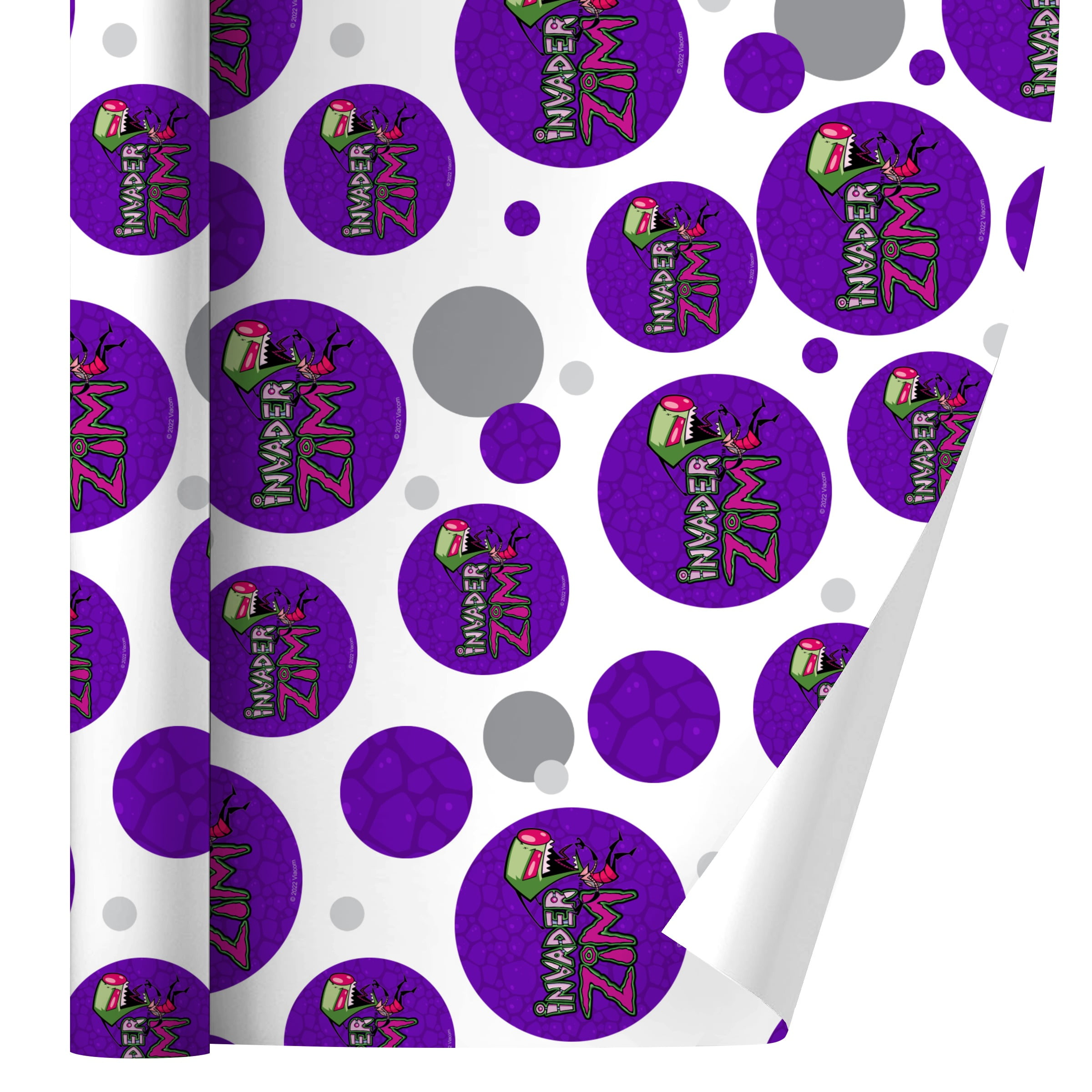Invader Zim Gift Wrap Wrapping Paper Roll - Walmart.com