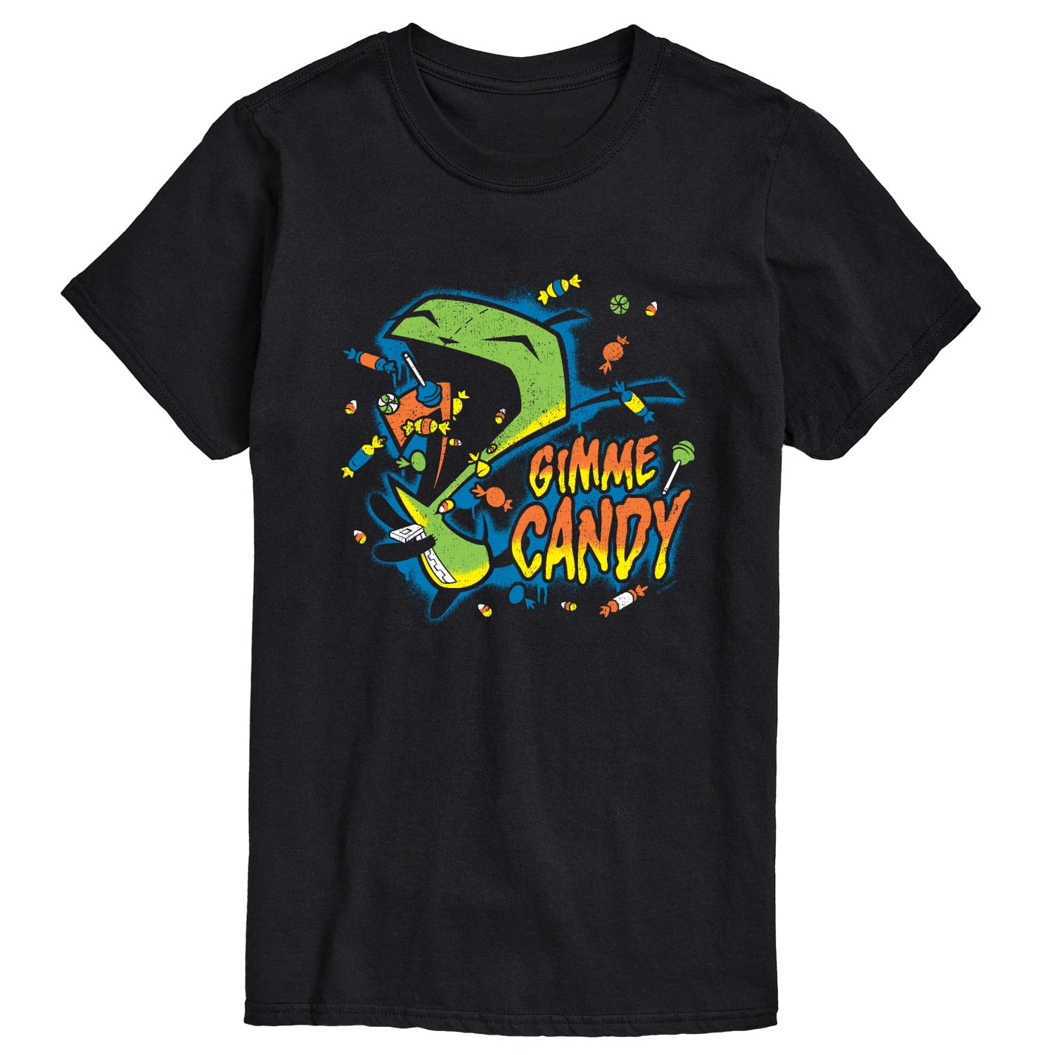 Invader Zim - Gimme Candy Gir - Men's Short Sleeve Graphic T-Shirt ...